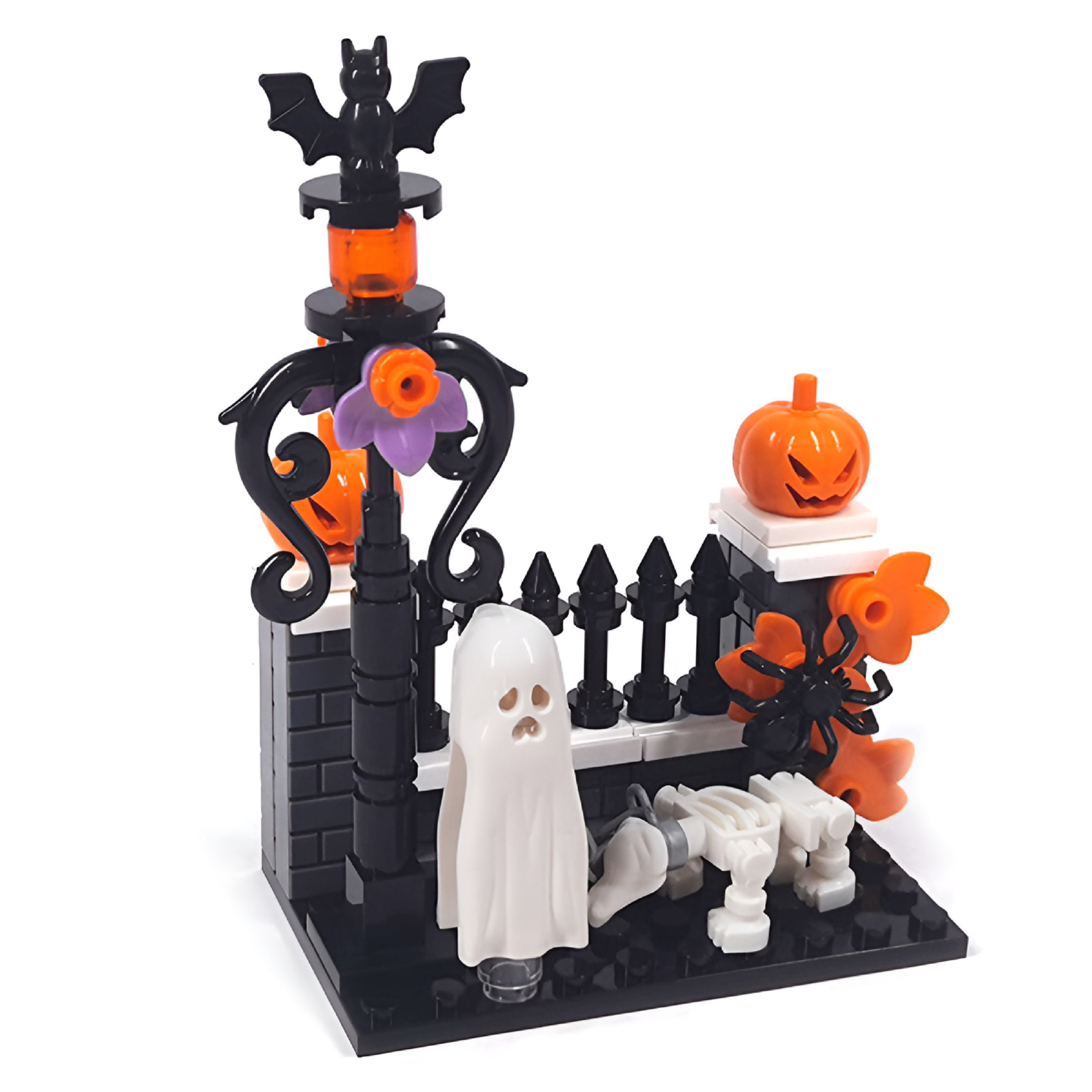 BESTSKY Halloween Building Blocks Set,Pumpkin Head & Ghost Figures ...