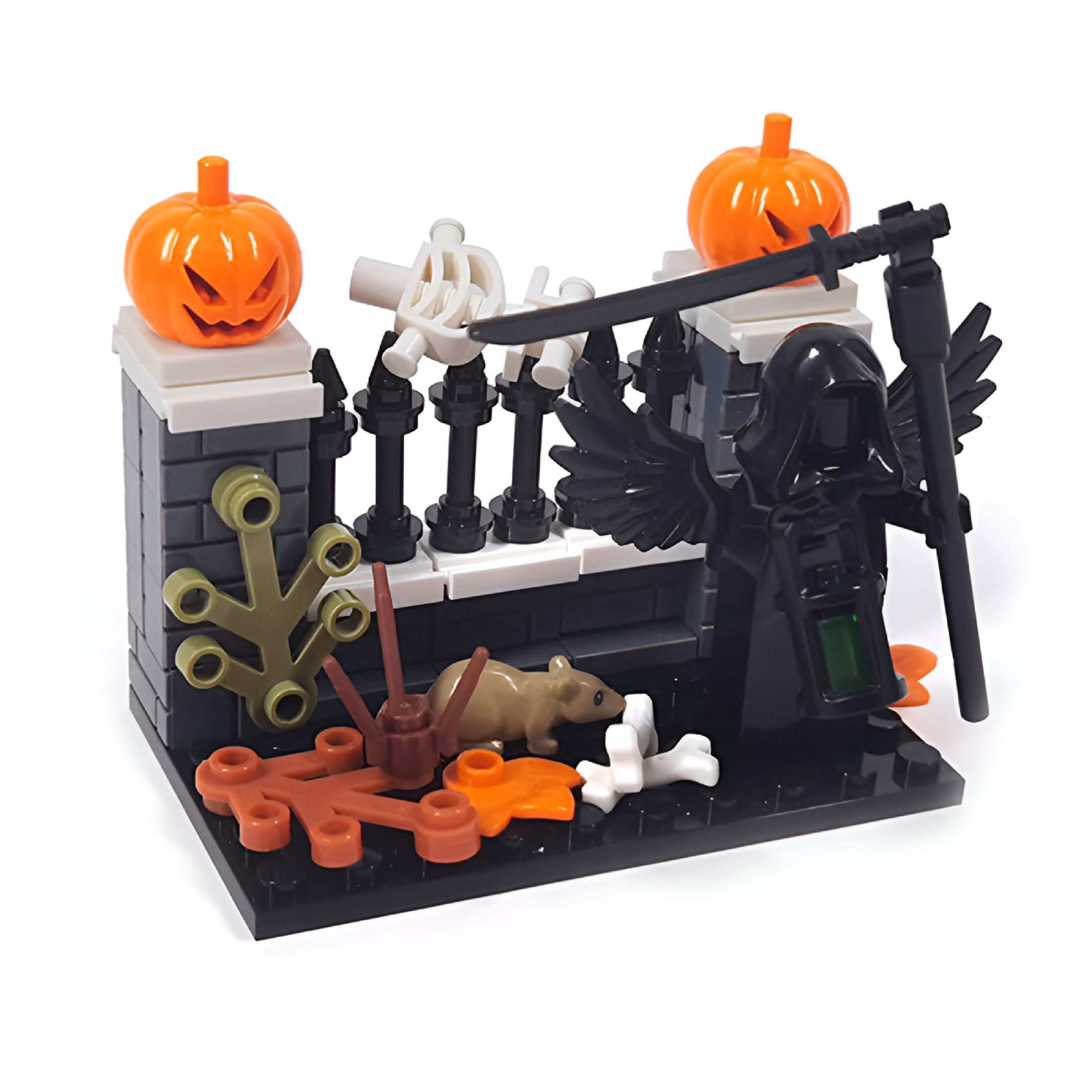 BESTSKY Halloween Building Blocks Set,Pumpkin Head & Ghost Figures ...