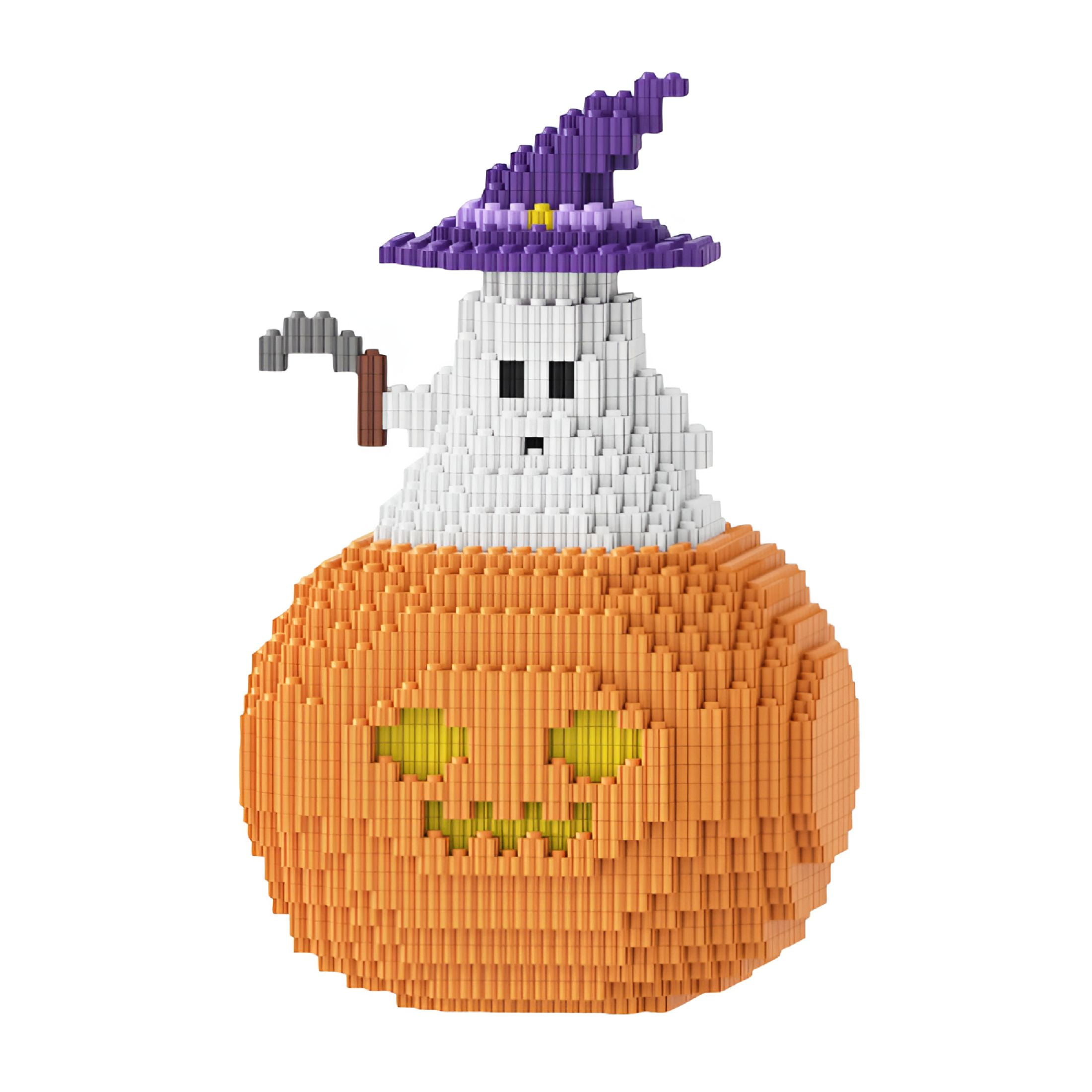 BESTSKY Halloween Pumpkin Ghost Building Blocks 10 Inches,Halloween ...