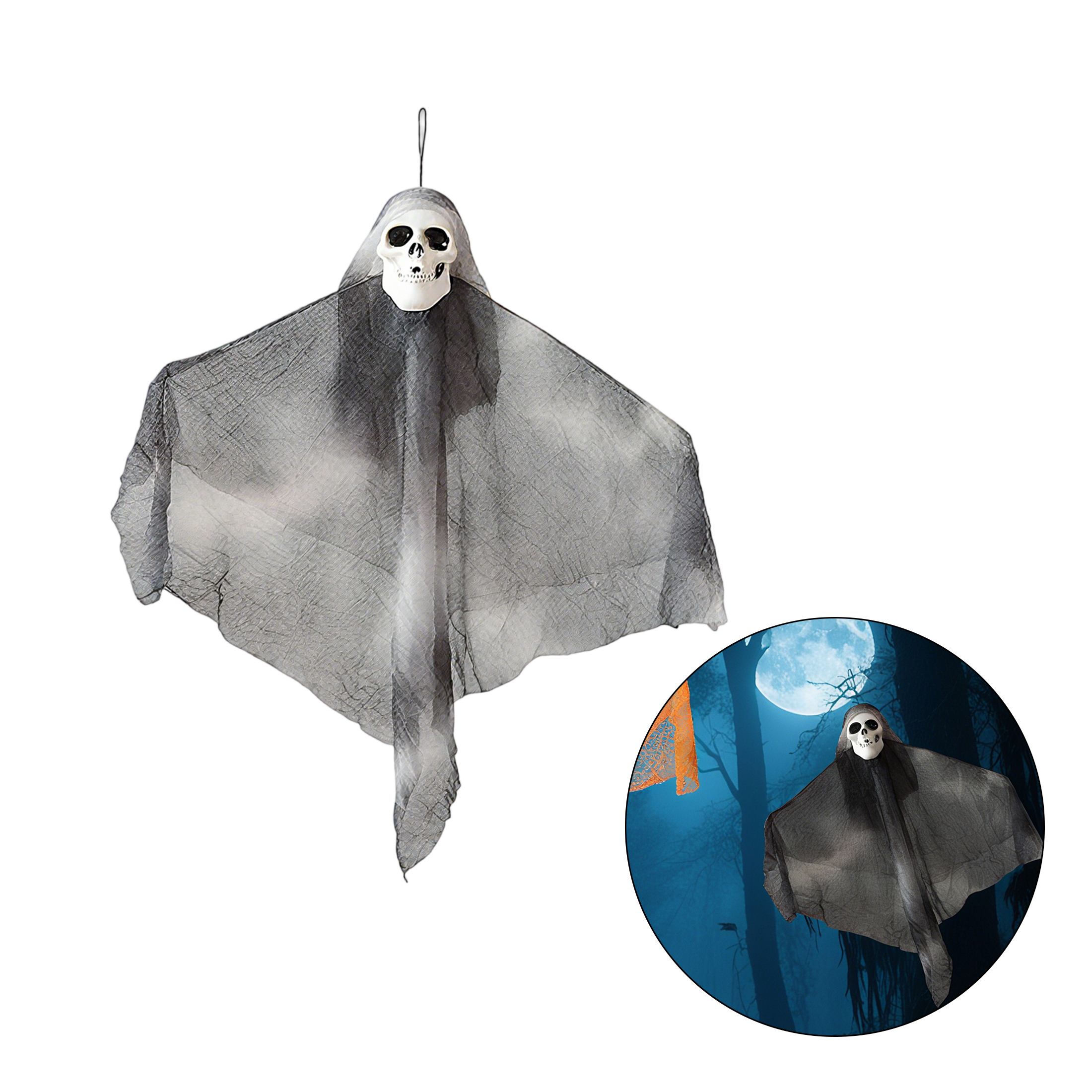 BESTSKY Halloween Toys,Tie-Dyed Hanging Ghost Halloween Decor,Add ...