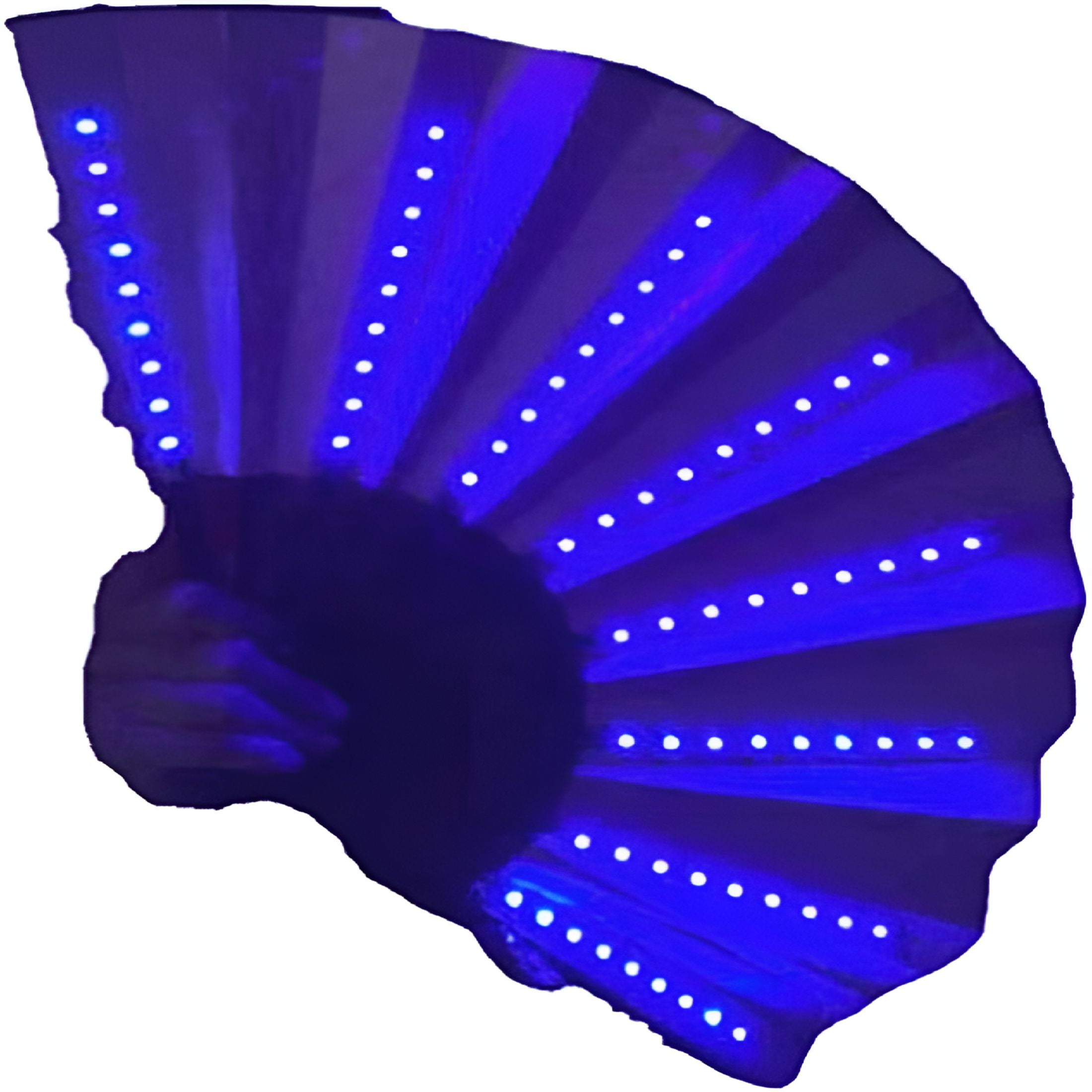 BESTSKY Hand Fans Folding Fan Glow Folding LED Fan Dancing Lights Fan ...