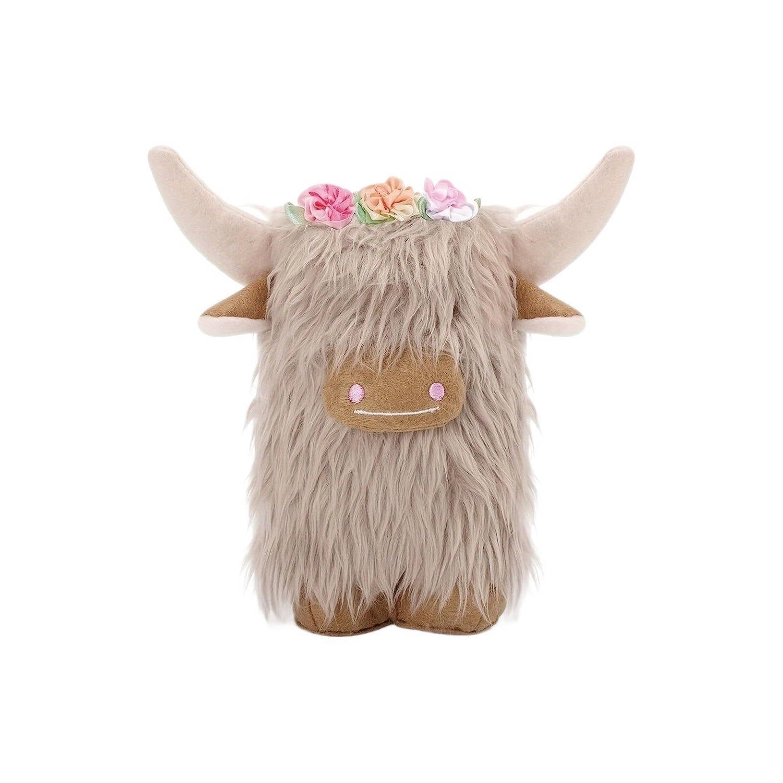BESTSKY Highland Cow Stuffed Animal,18cm Plush Highland Cow Highland ...