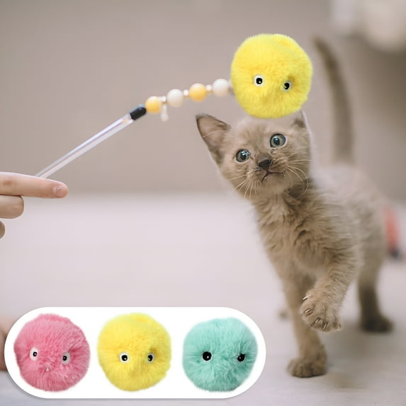 BESTSKY Interactive Cat Toy Catnip Ball Interactive Toy with Sound ...