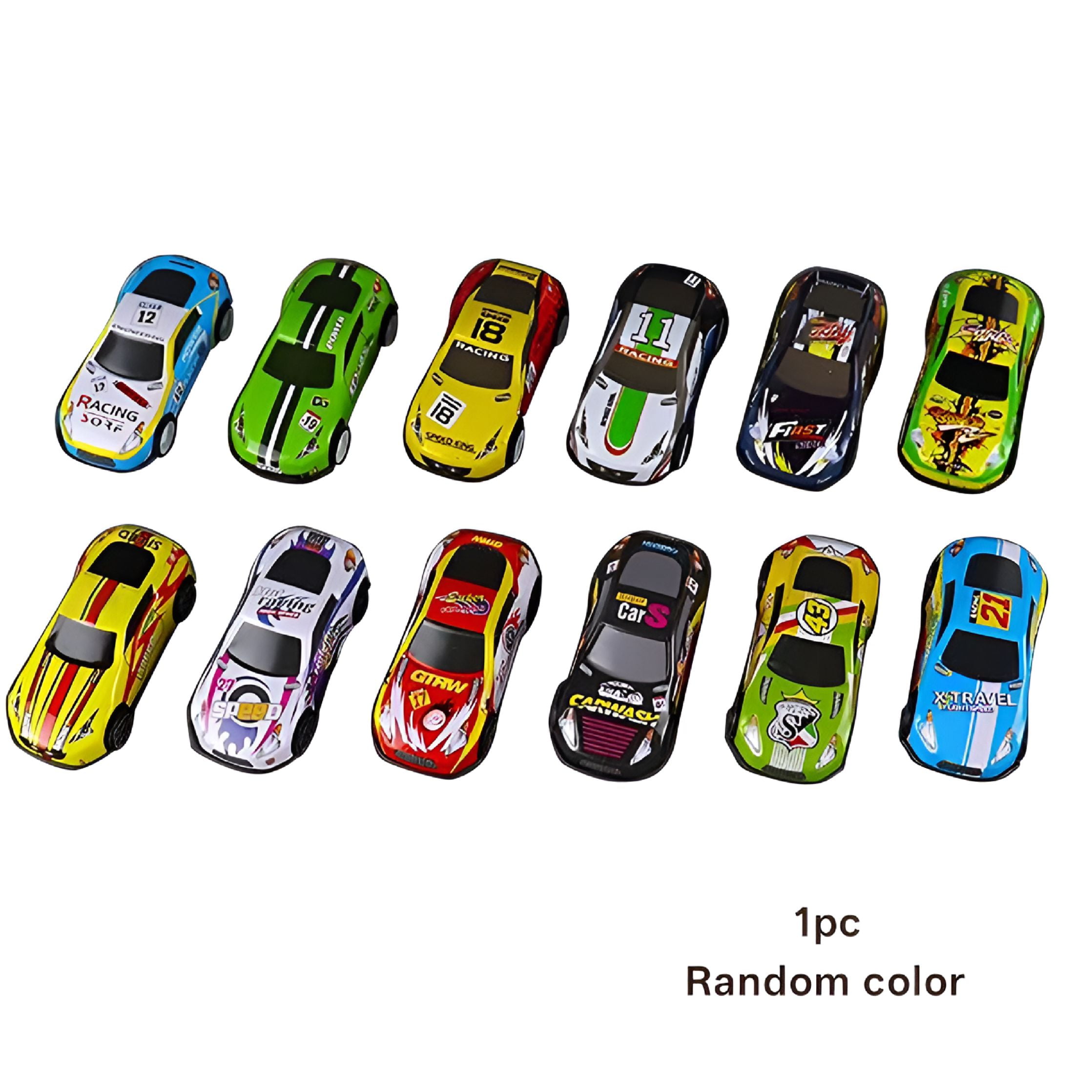 BESTSKY Iron Shell Toy Car Alloy Glide Back Small Car Model Racing ...