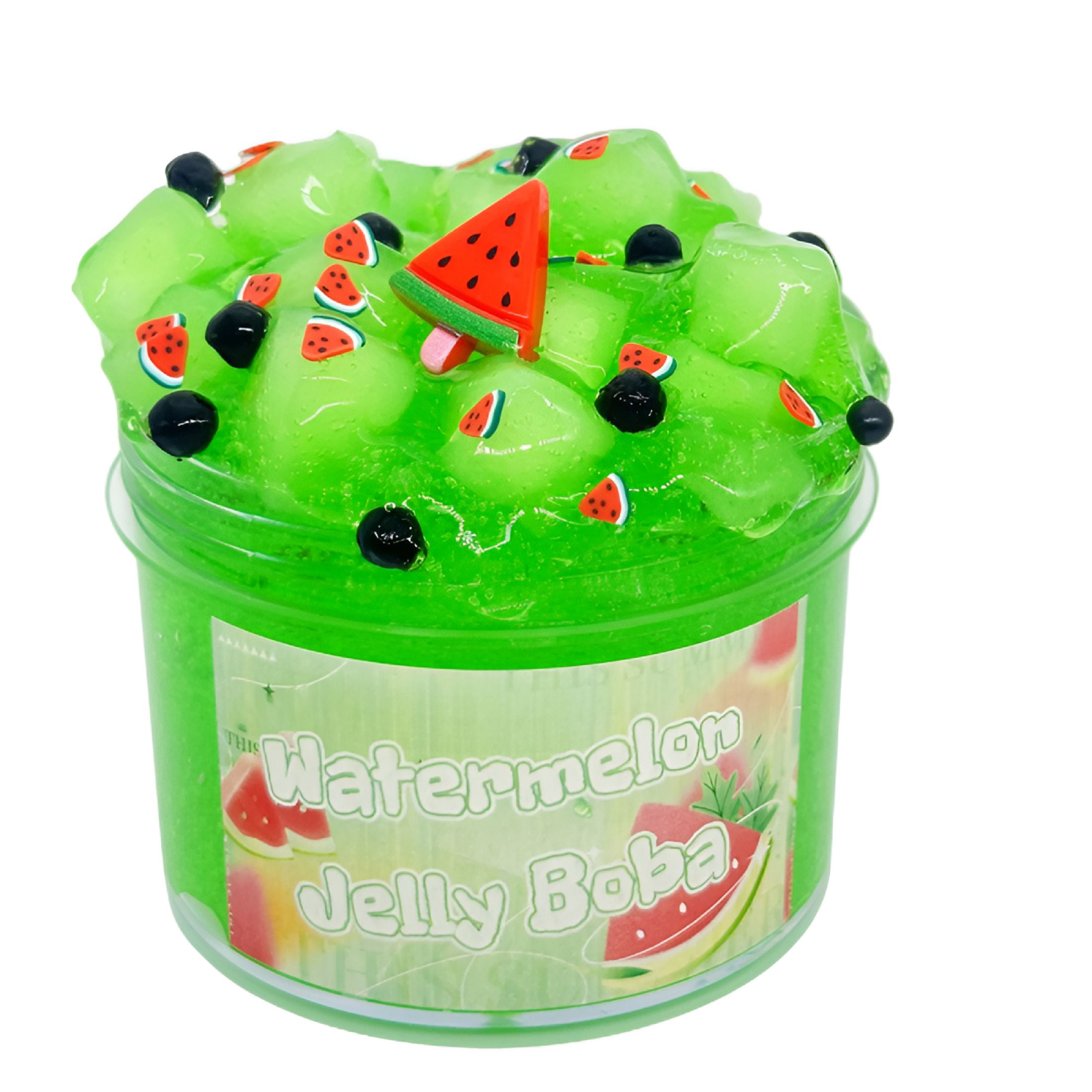 BESTSKY Jelly Cube Crunchy Slime Clear Slime Kit, Crystal Slime, Soft ...