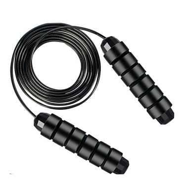 Indoor Speed Jump Rope with Small PVC Handles for Cardio Fitness, Teens ...