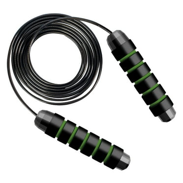 K-Roo Sports Kids & Adult Speed Skip 7-foot Jump Rope with Plastic ...