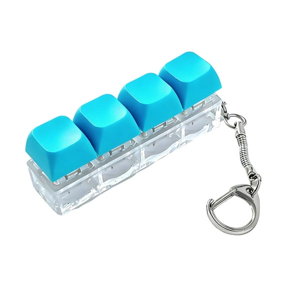 CYFW Keyboard Clicker Fidget Toy,Fidget Keychain LED Lights,Stress ...