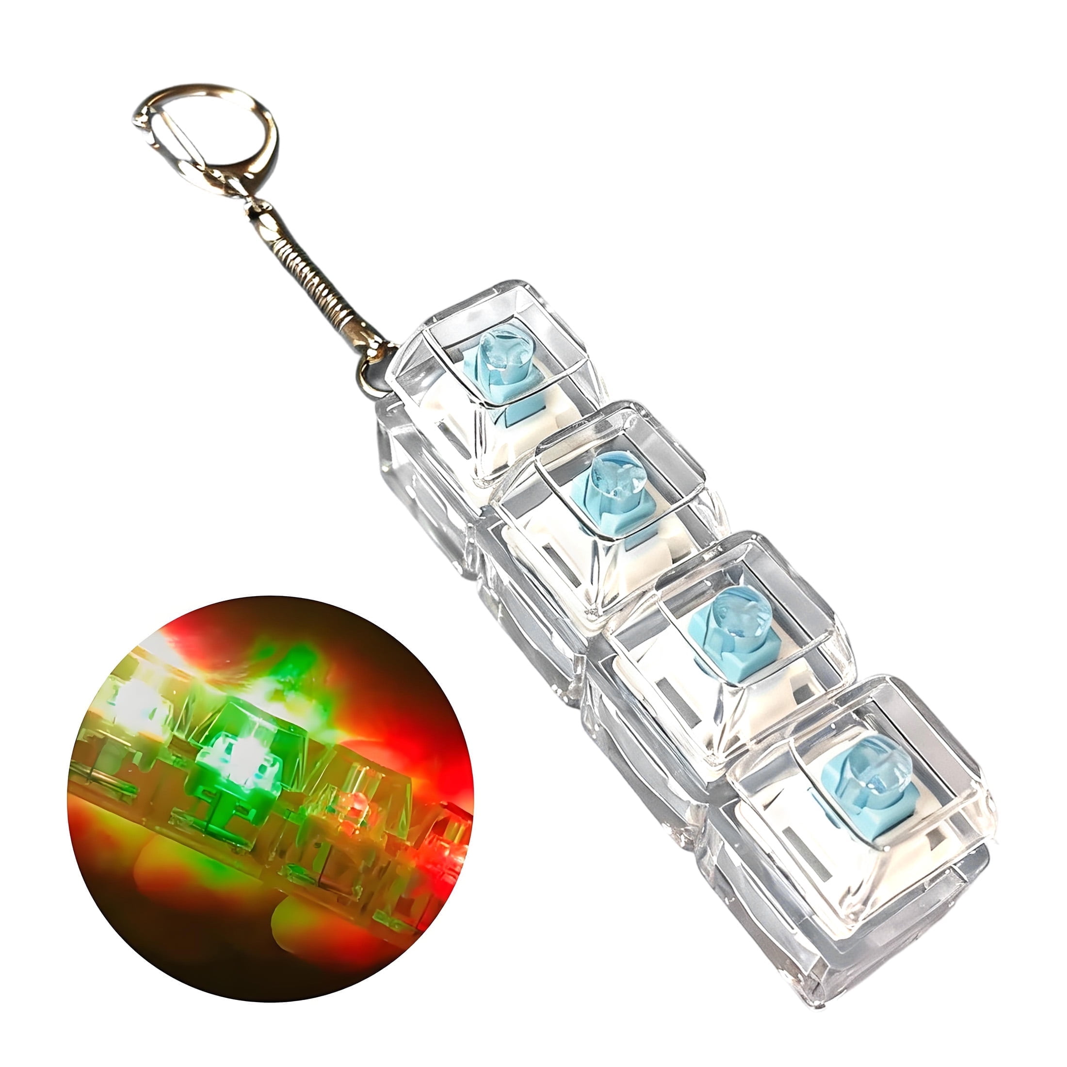 CYFW Keyboard Clicker Fidget LED Light,Stress Relief Clicker Fidget Toy ...