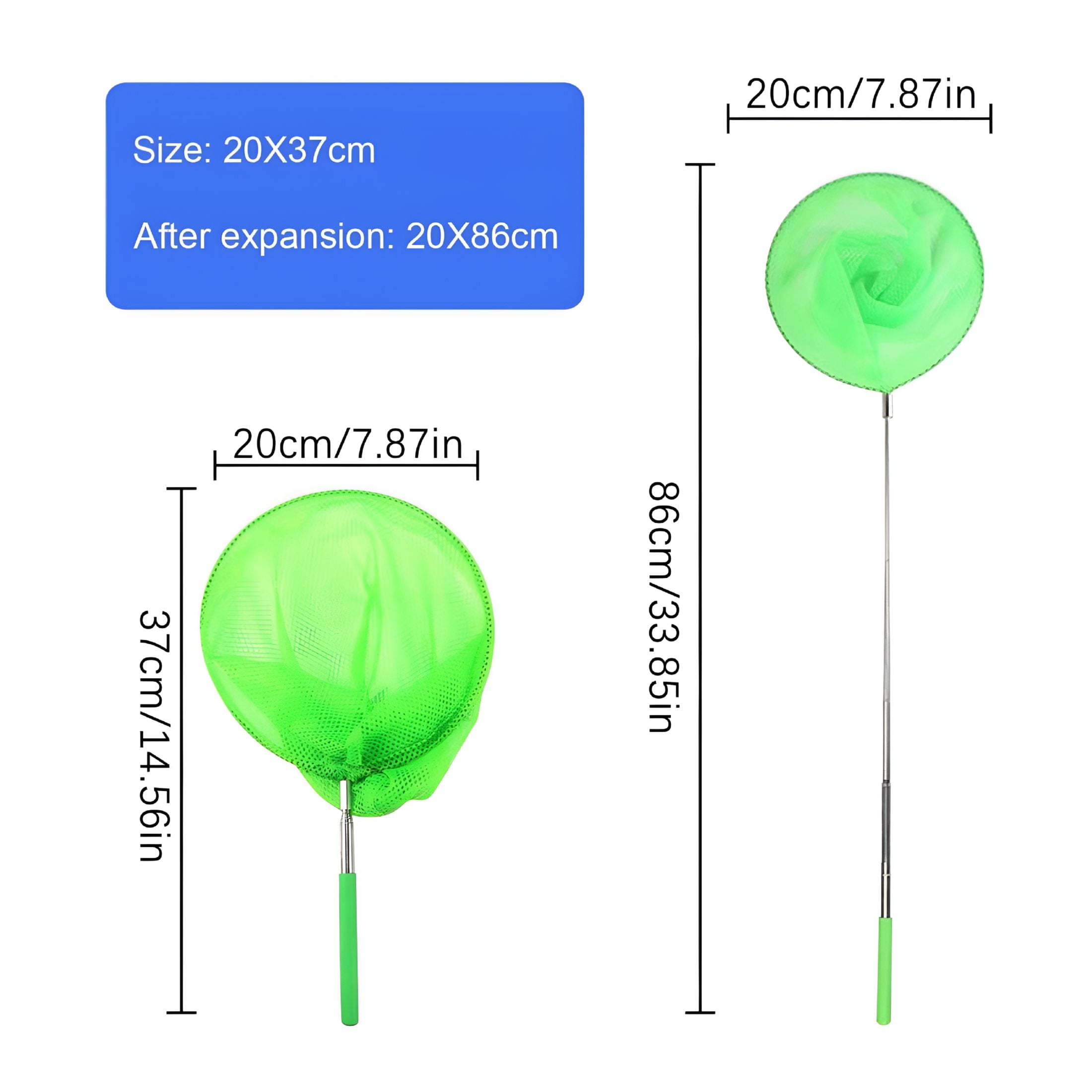 BESTSKY Kids Telescopic Butterfly Fishing Nets Great for Catching ...