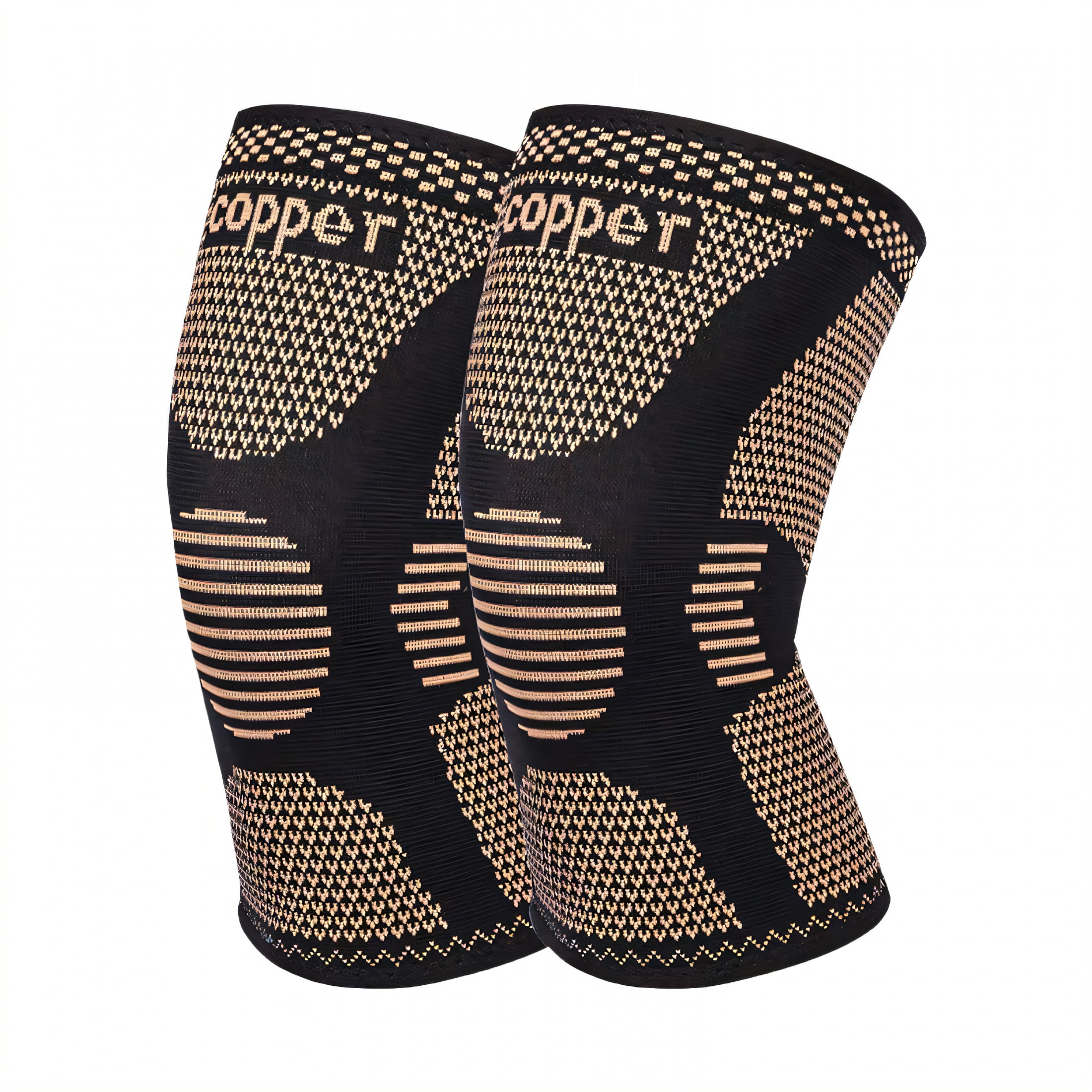 BESTSKY 2Pcs Knee Brace,Copper Fiber Knee Sleeves for Women,Patella ...