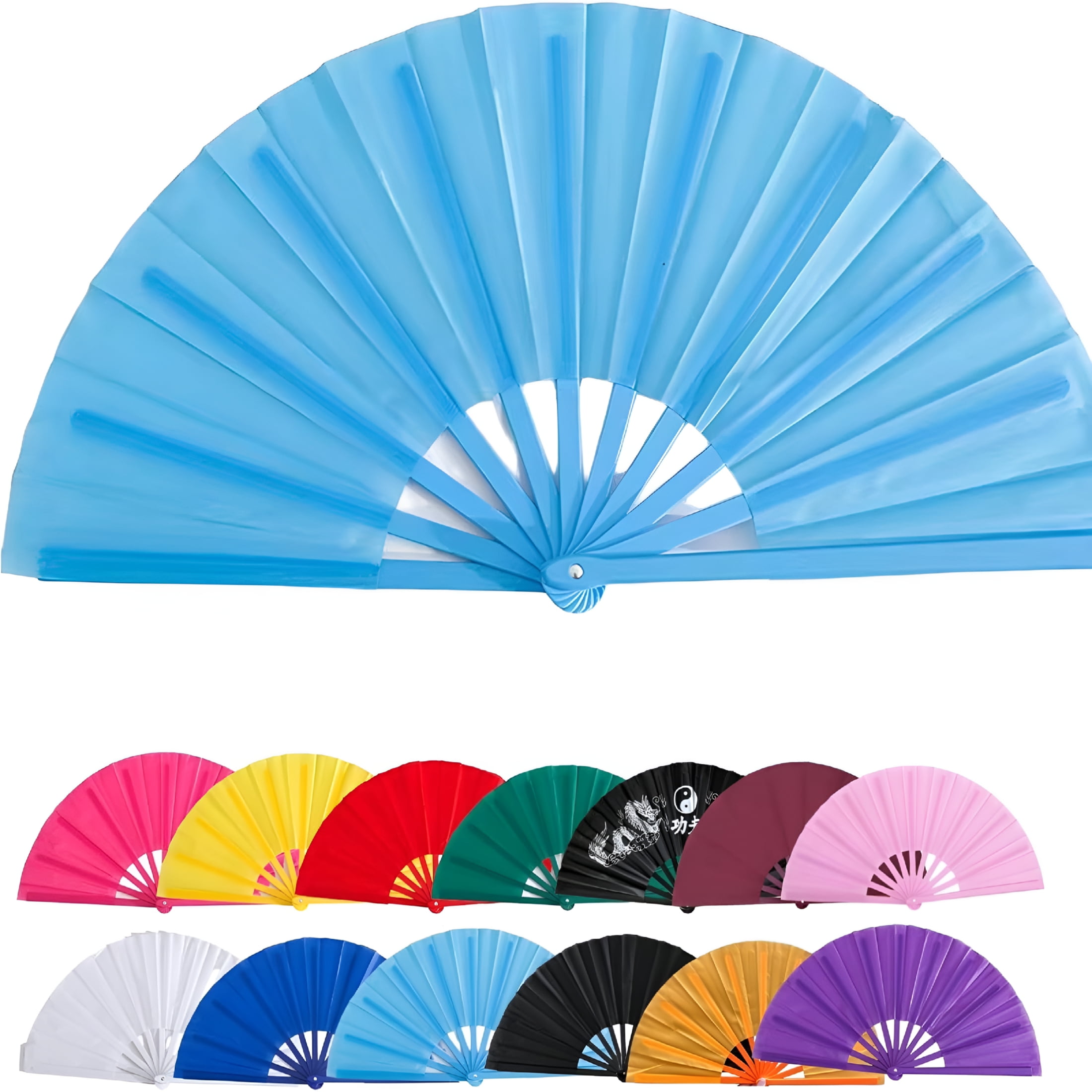 BESTSKY Large Clacking Fans for Line Dancing, Clack Fans for Line ...