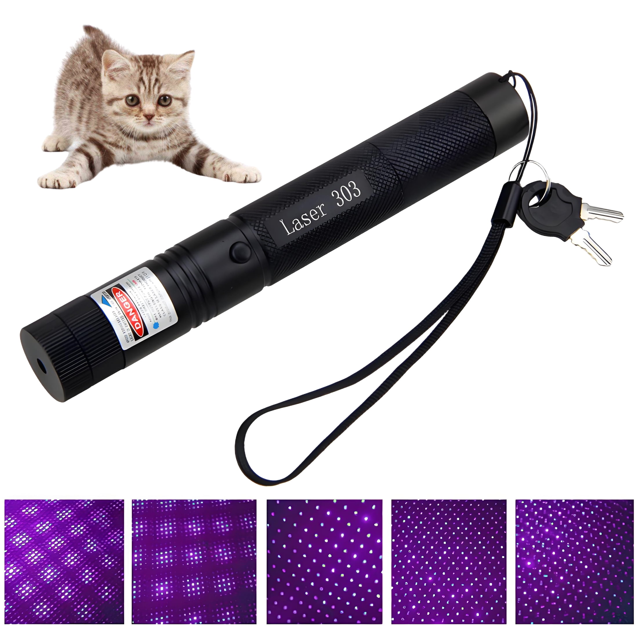 BESTSKY Laser Pointer with Adjustable Focal Length, Safe lazer pointer ...