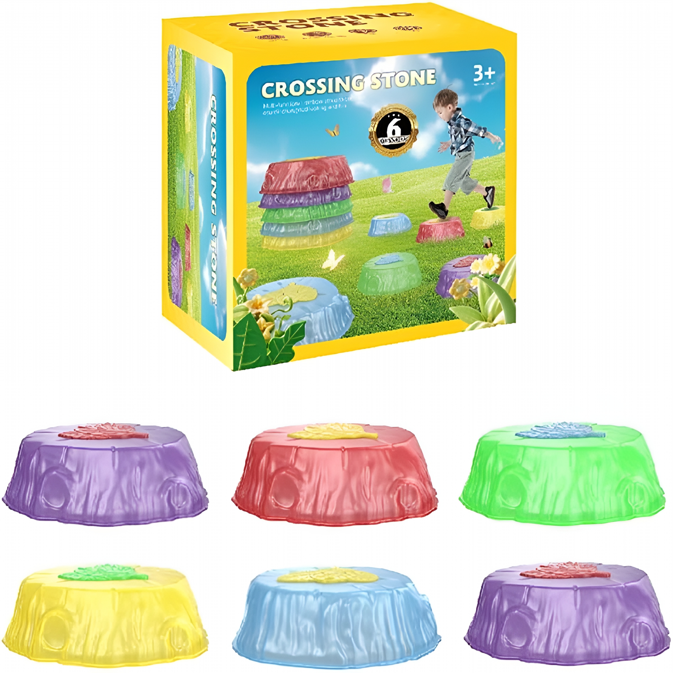 BESTSKY Light up Kids Stepping Stones,Floor is Lava Stepping Stones ...