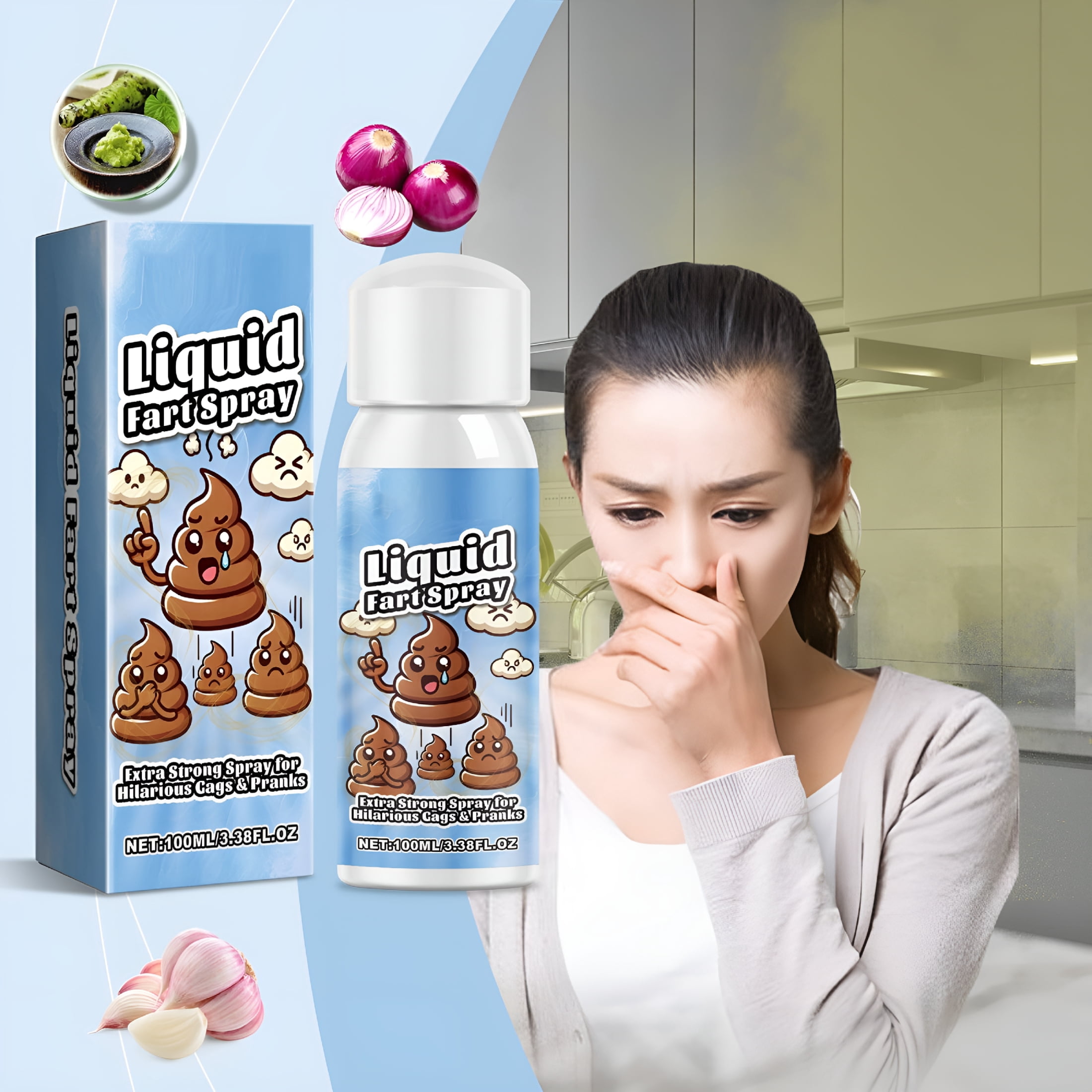 BESTSKY Liquid Fart Spray, Extra Strong Liquid Fart Spray For Hilarious ...