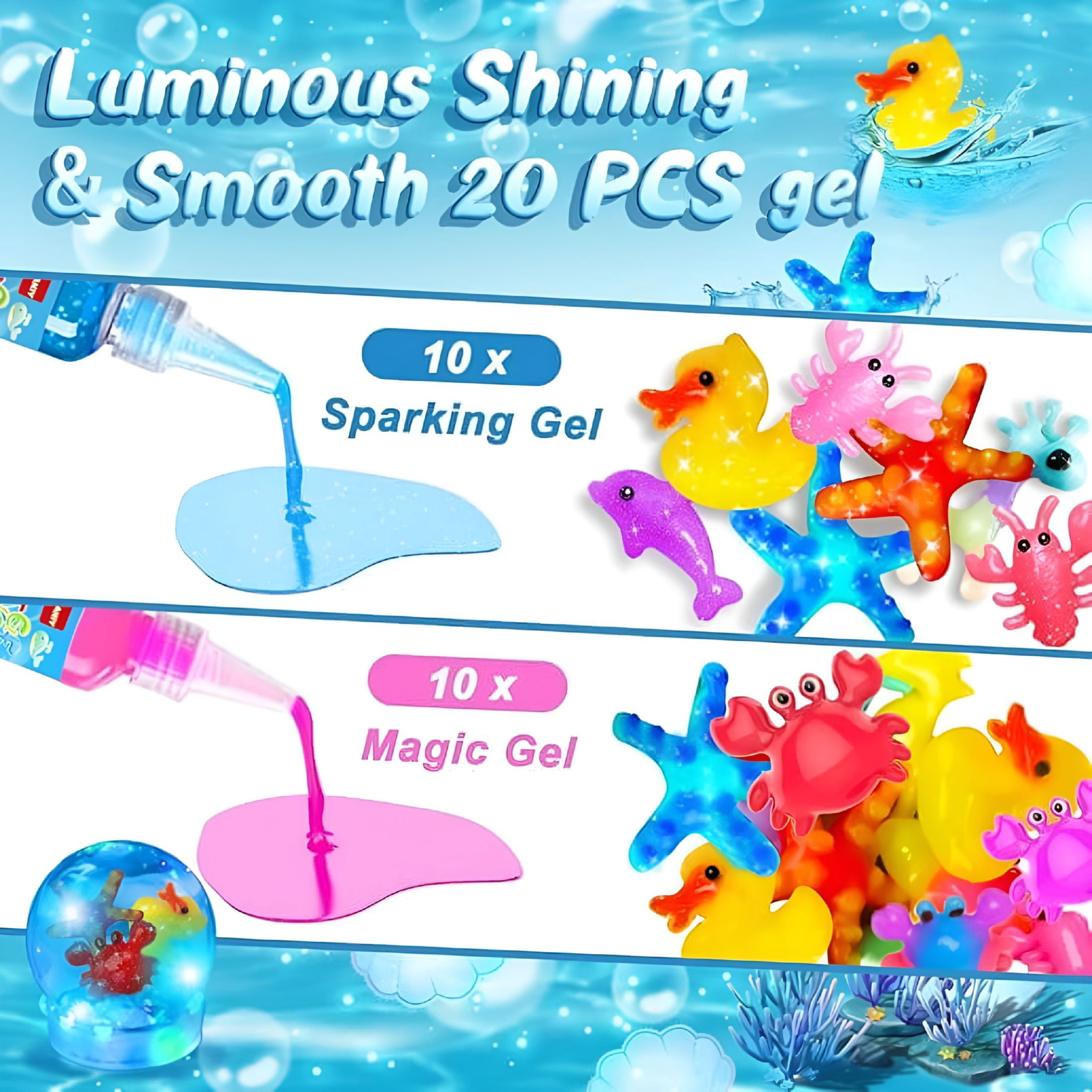 BESTSKY Magic Water Elf Toy Kit,Aqua Fairy Water Gel Kit with Magic ...