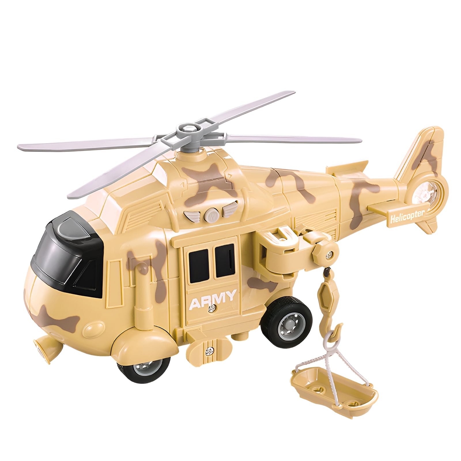 BESTSKY Military Helicopter Toy,Interactive Play Toy Helicopter,Flight ...