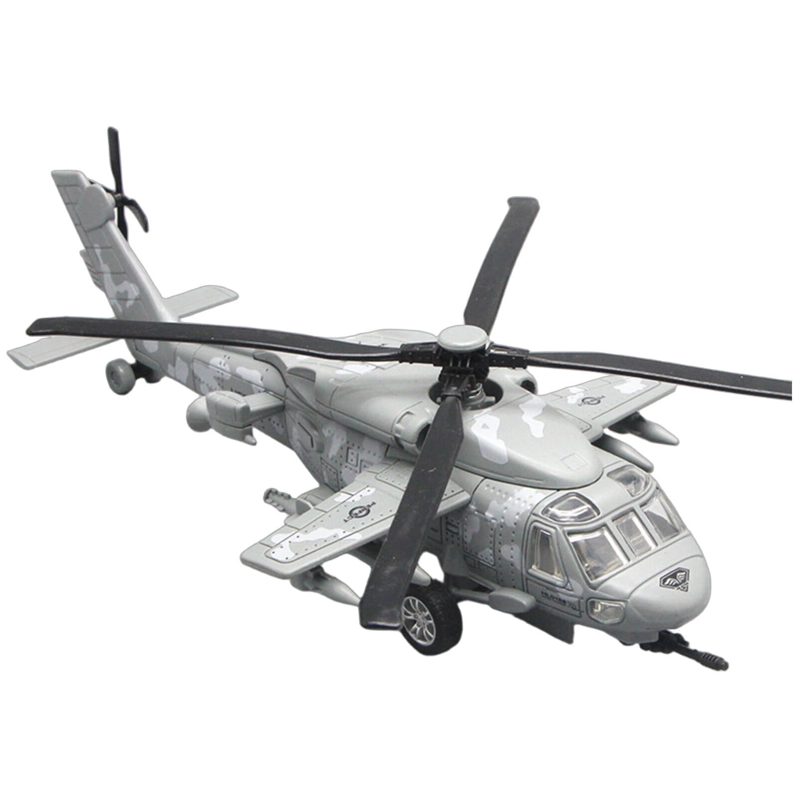 BESTSKY Military Helicopter Toy,Gifts for 4 Year Old Boys,Toy Car,Gray ...