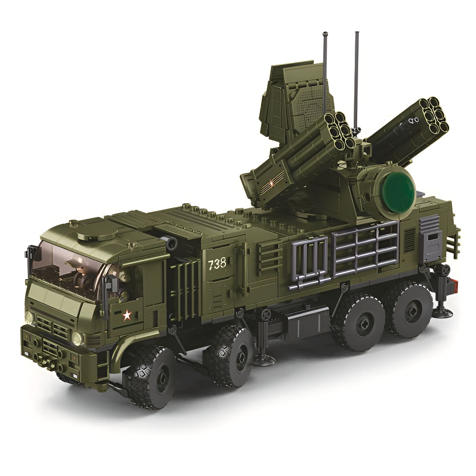 BESTSKY Military Toys,Rotating Turret Army Toys,Movable Parts Army Men ...