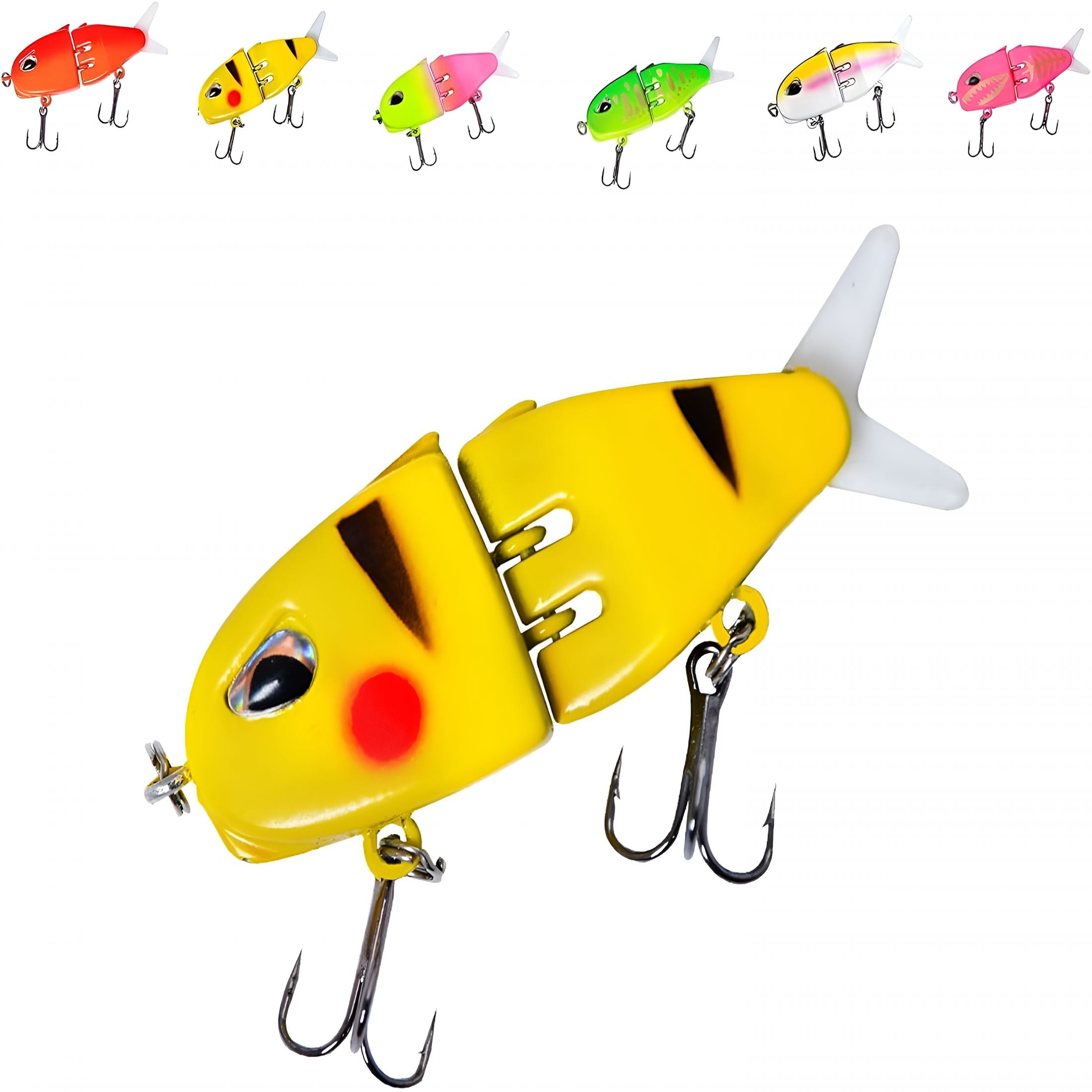 BESTSKY Mini Glide Bait for Bass Fishing Small Glide Multi-Jointed ...
