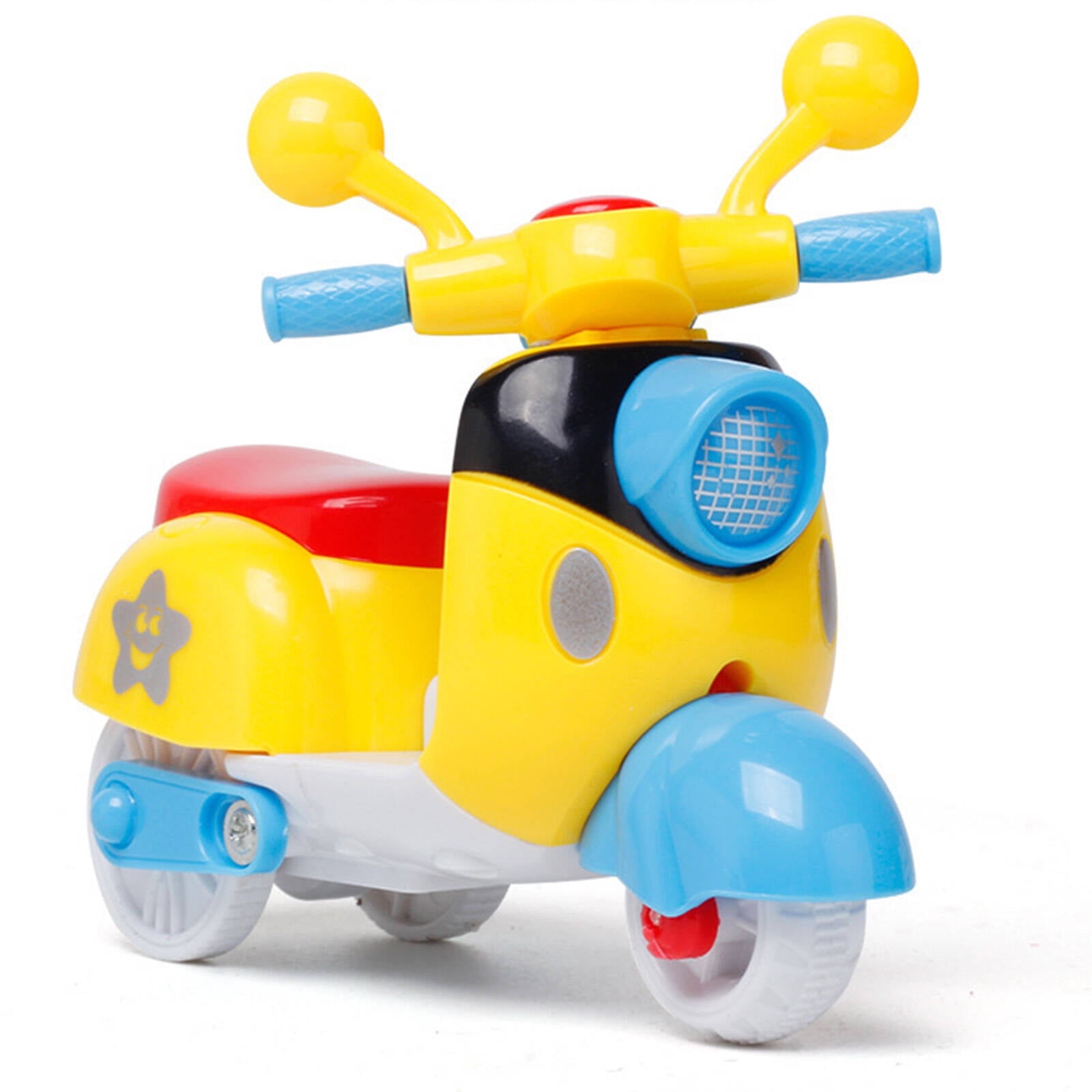 BESTSKY Mini Motorcycle Toy Movable Head Pull Back Diecast Motorcycle ...