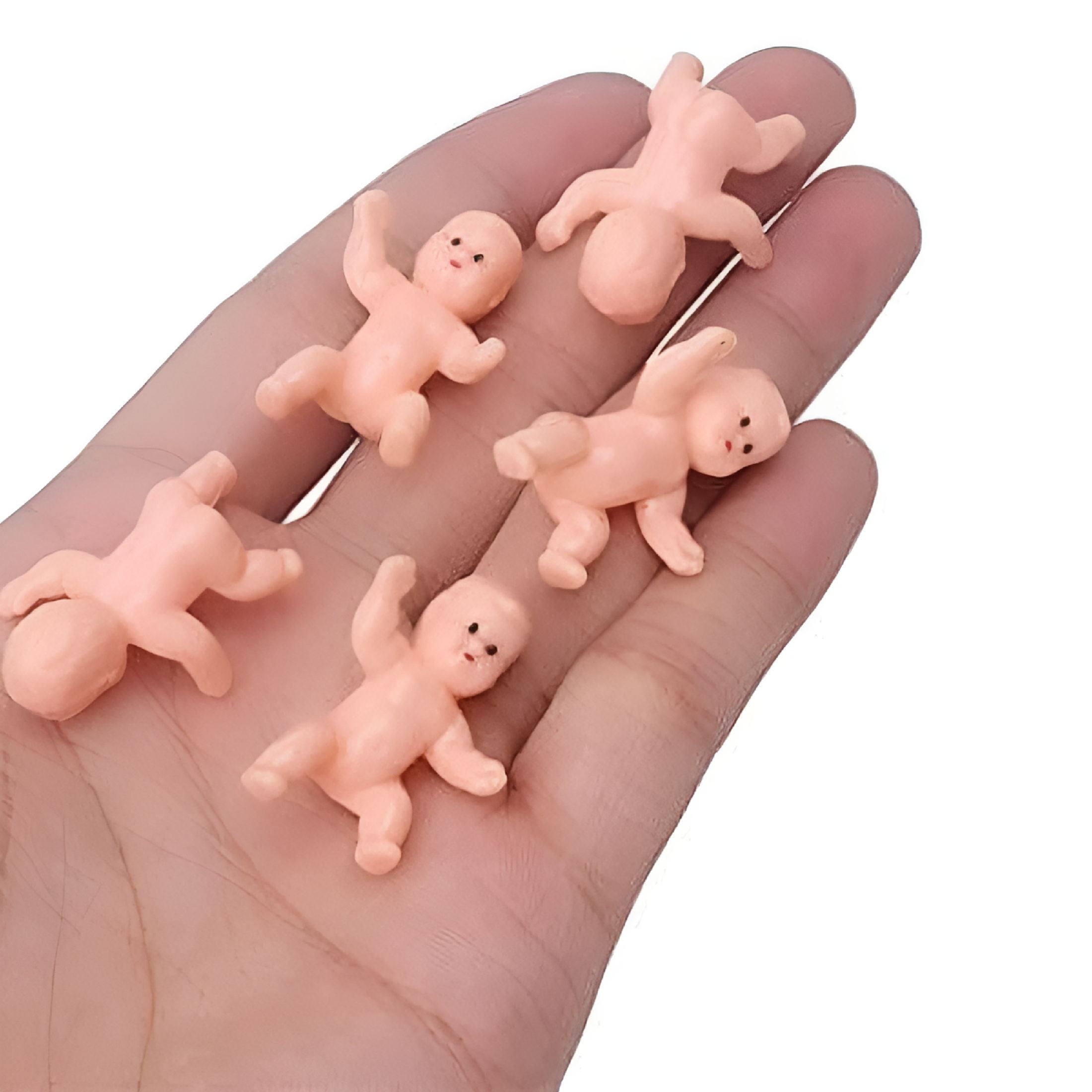 BESTSKY Mini Plastic Babies Set for Baby Shower Games,Baby Shower ...