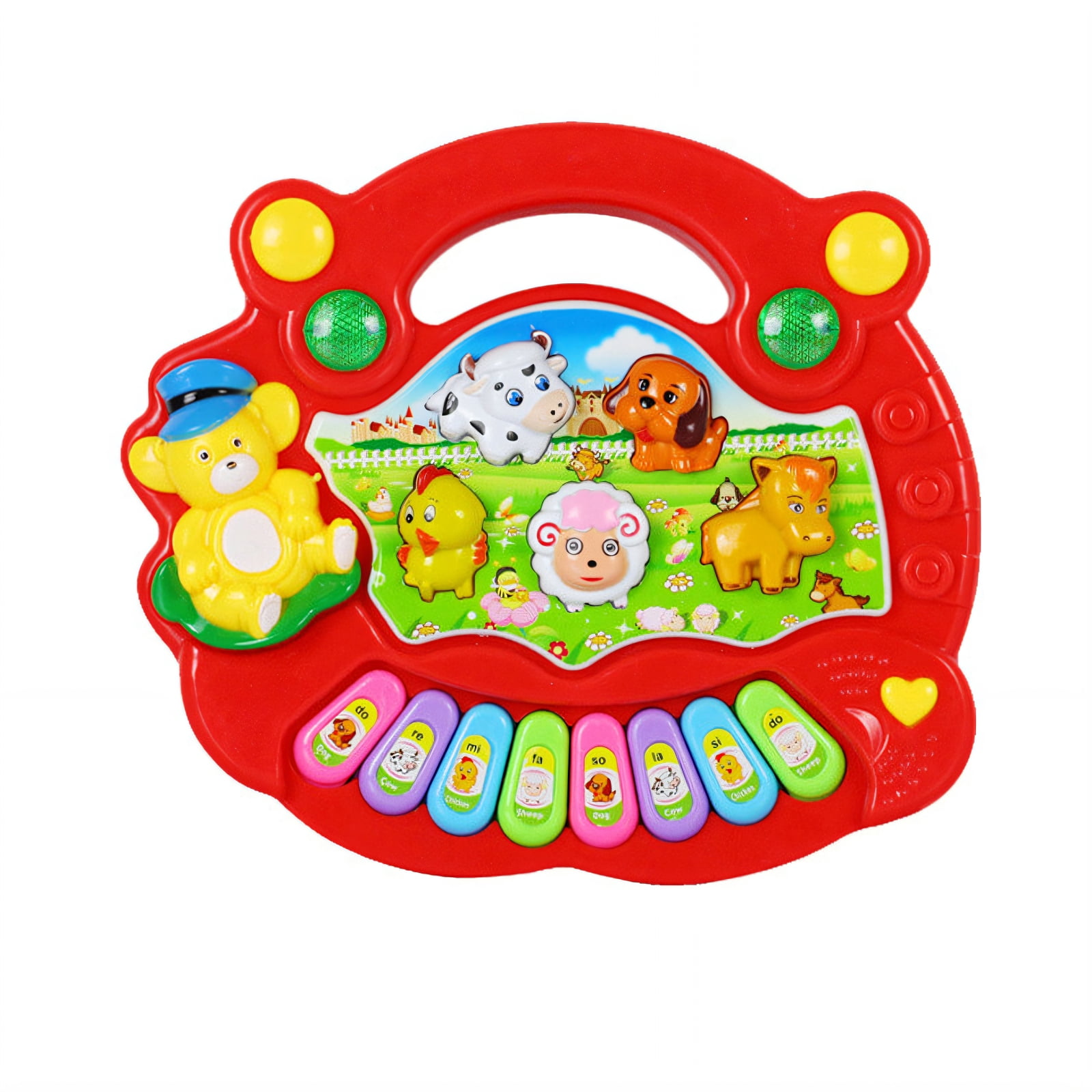 BESTSKY Musical Instrument Toy,Farm Animal Sounds Baby Kids,Musical ...
