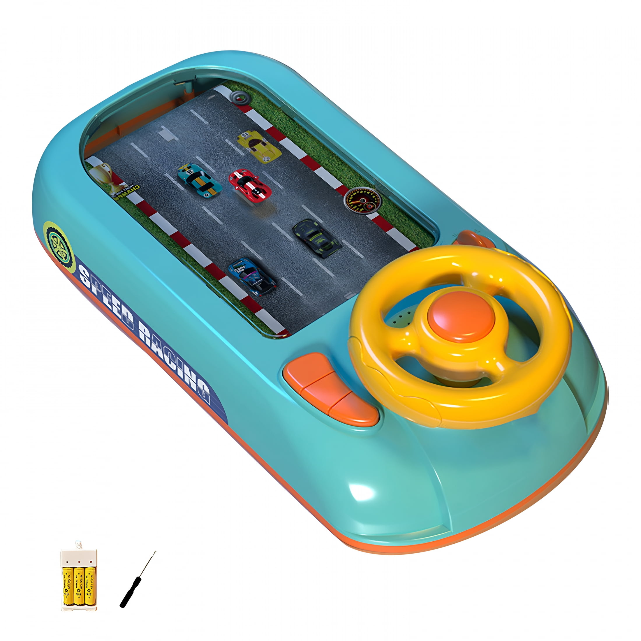 BESTSKY Musical Steering Wheel Toys For Boys 4 6 Toddler Driving Racing ...