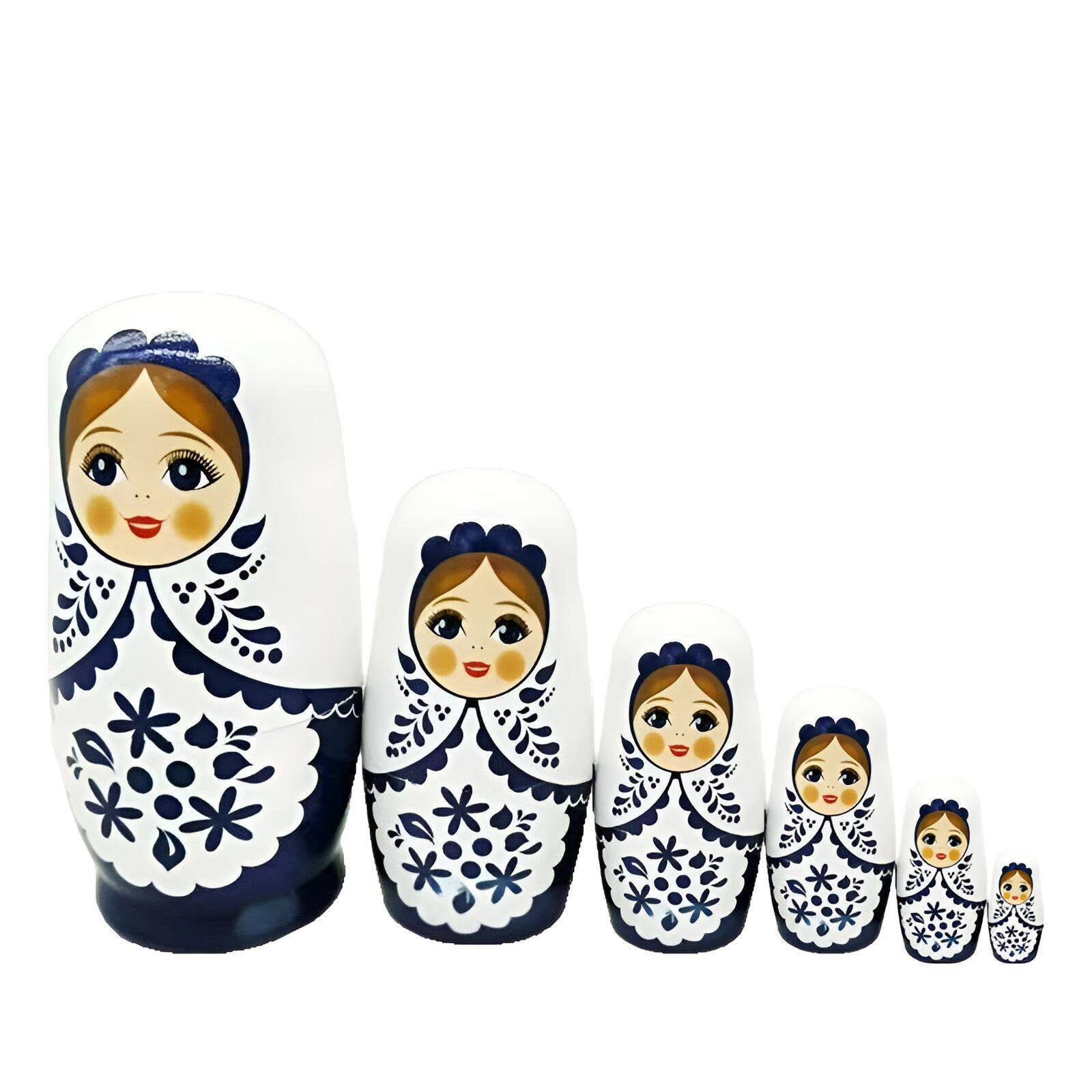 BESTSKY Nesting Dolls,Six-Layer Design Russian Nesting Dolls,Children'S ...