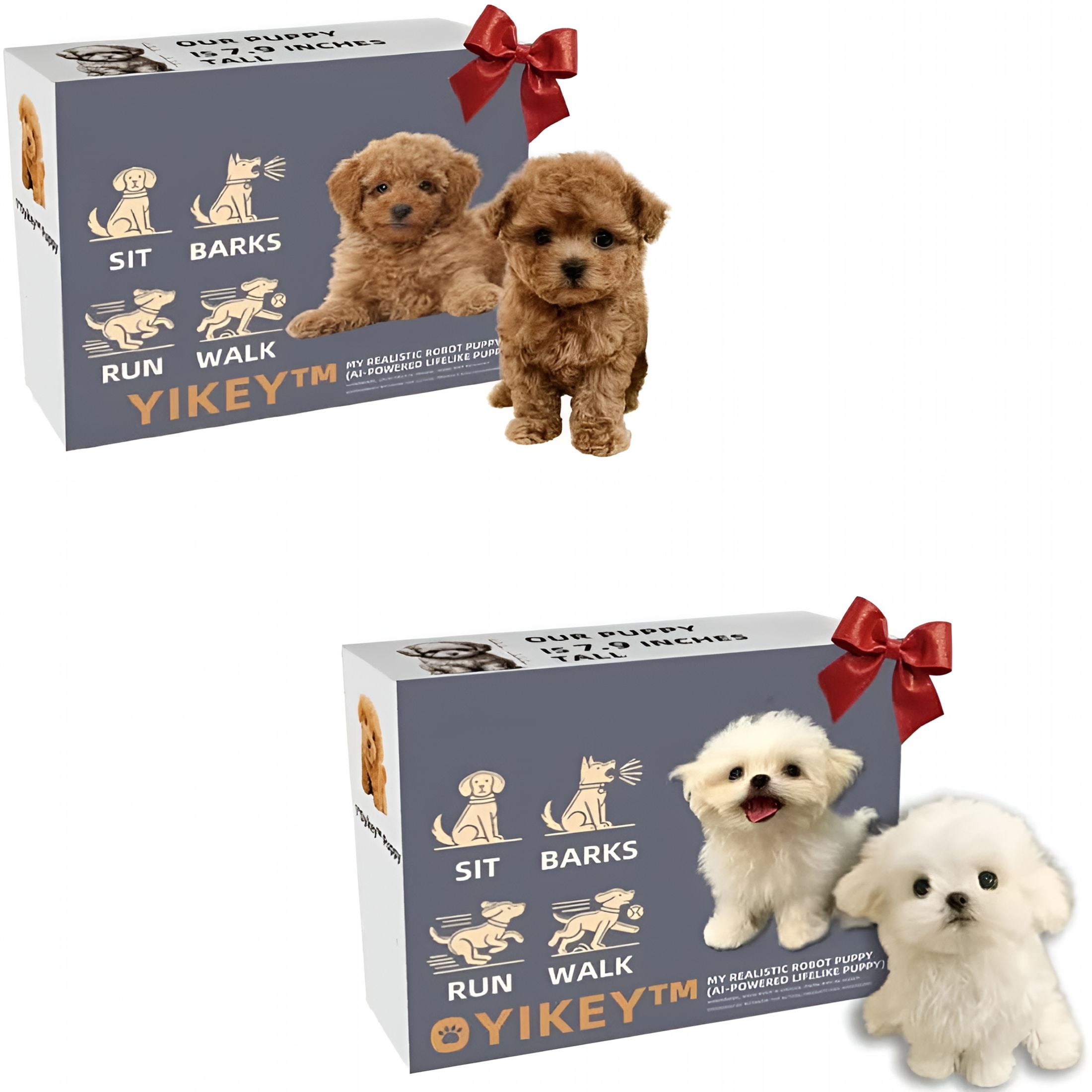 BESTSKY New Robot Dog, Robot Puppy That Acts Like A Real Puppy, My ...