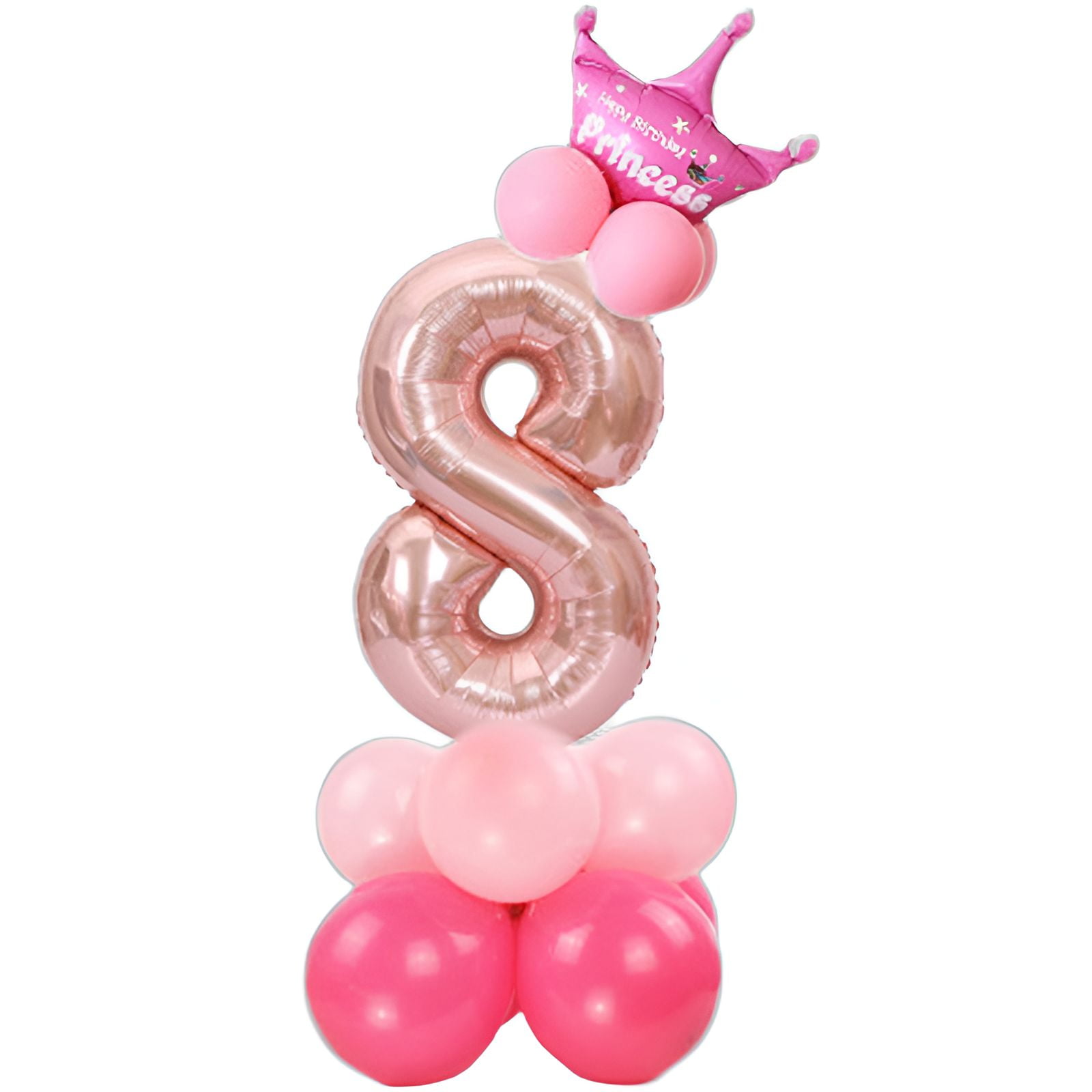 BESTSKY Number Balloons,High-Gloss Atmosphere Effect Balloons for ...