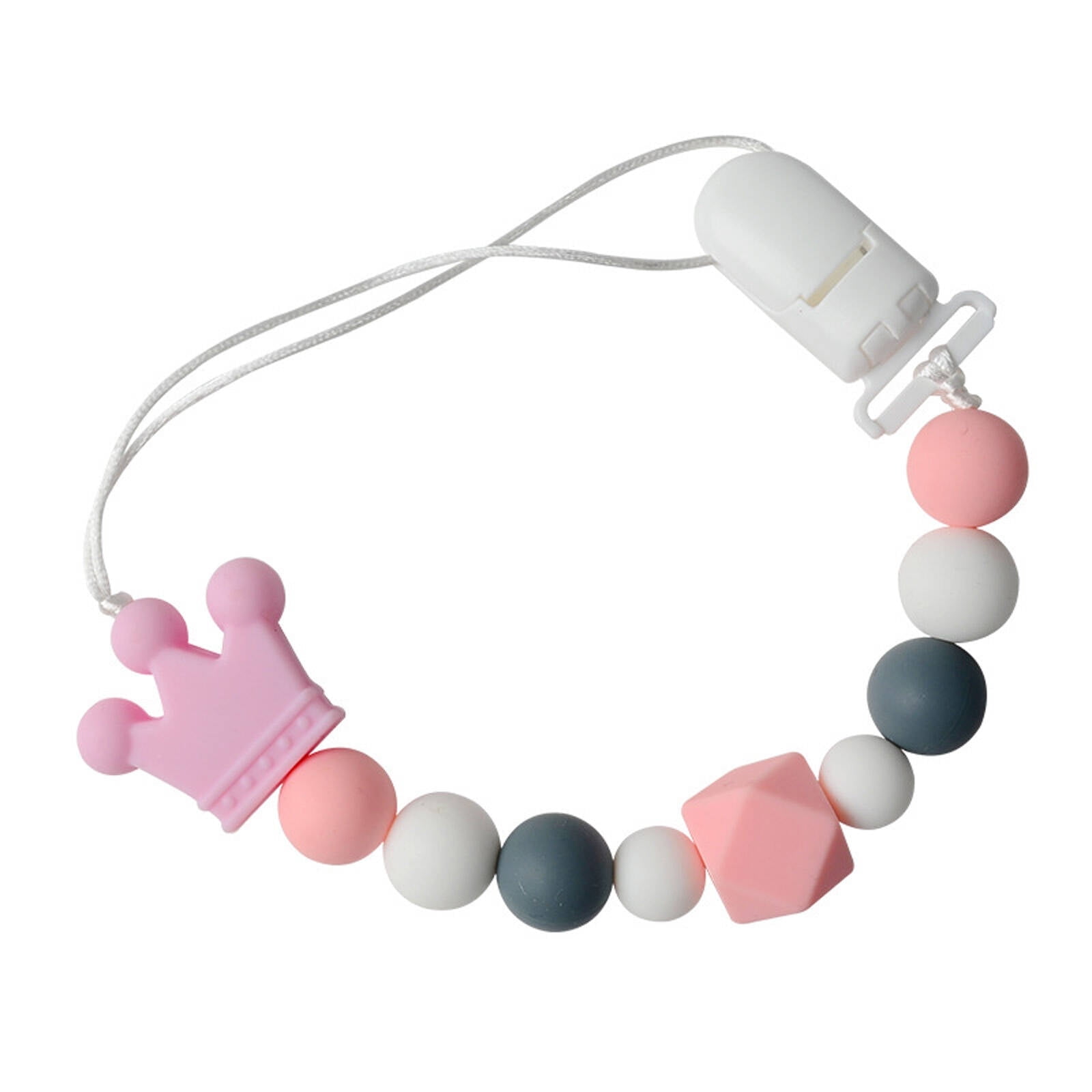 BESTSKY Pacifier Chain,Wear Comfort Pacifier Holder,Anti-Drop Pacifier ...