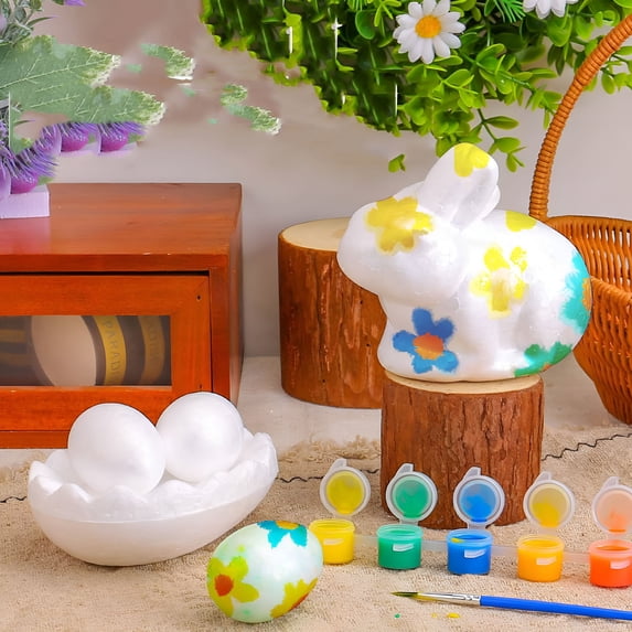 BESTSKY Painting Kit Bunny,Paint Your Own Bunny Kit,Paint Your Own ...