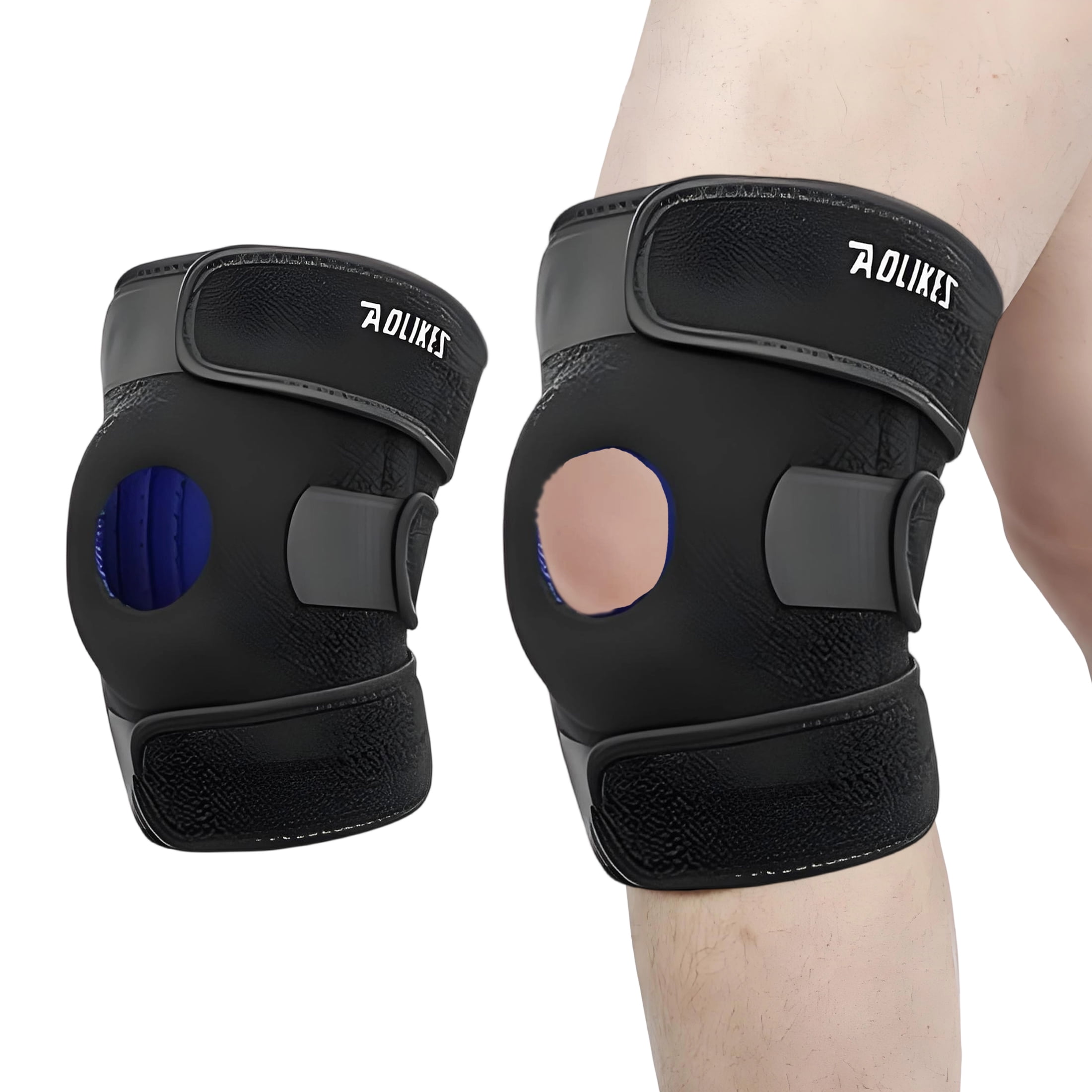 BESTSKY Patella Knee Brace,Silicone Anti-Slip Design Knee Compression ...