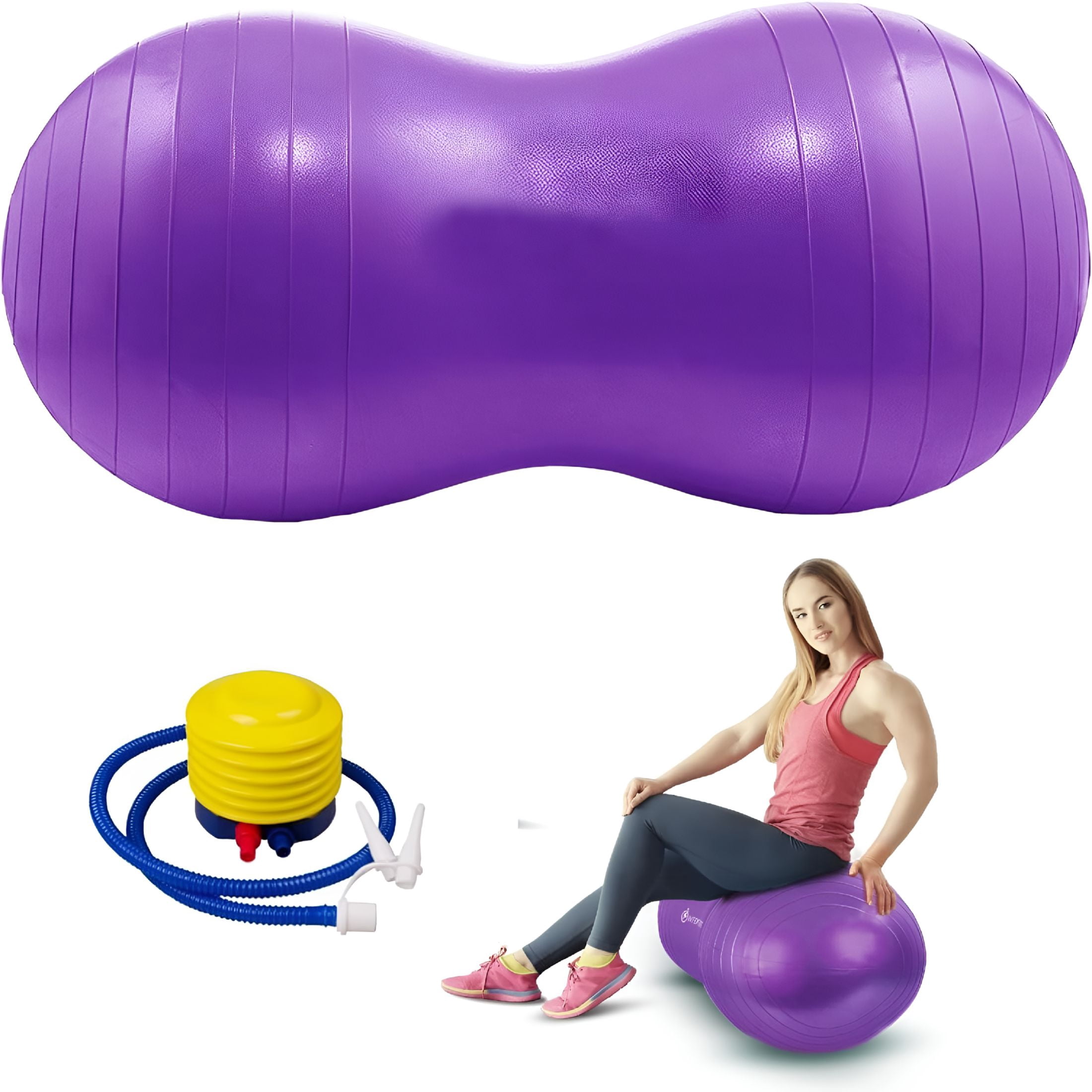 BESTSKY Peanut Ball,Exercise Yoga Pregnancy Ball,Peanut Stability for ...