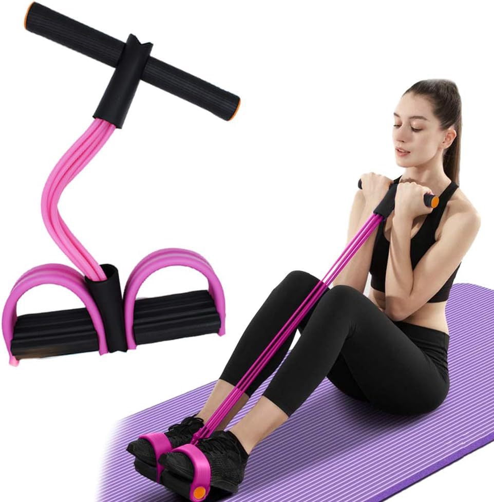 BESTSKY Pedal Resistance Bands with Handles,Multifunction Tension Rope ...