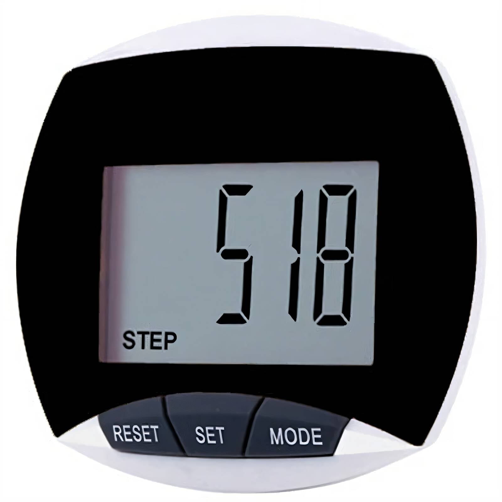 GJX Pedometer for Walking,Correct Step Count,Waist Clip with Distance ...