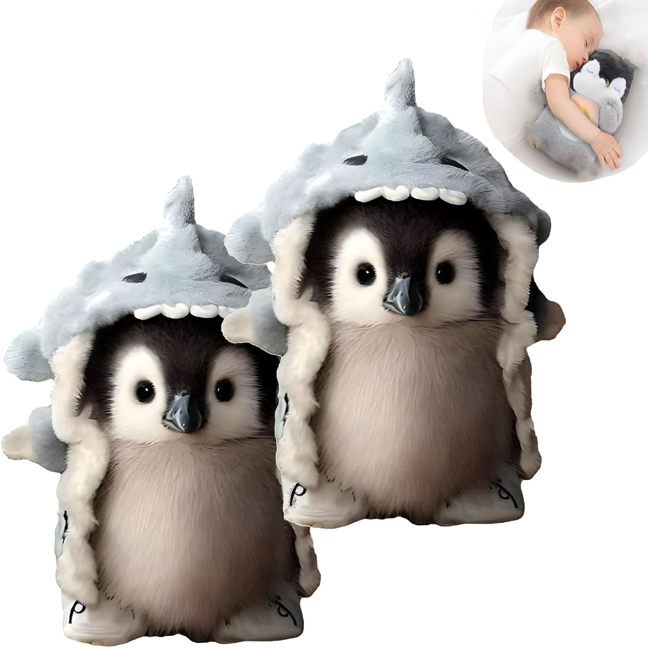 BESTSKY Penguin Plush, Super Realistic Plush Robot Penguins, Funny ...