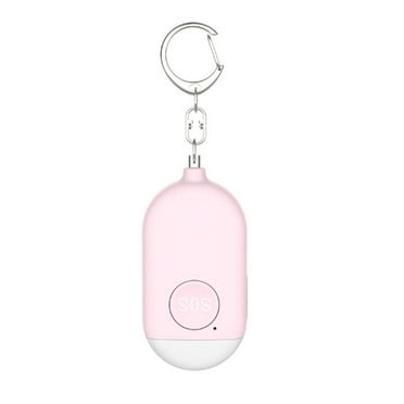 PAL-120-PINK Mini Personal Alarm with Keychain, LED flashlight, and ...