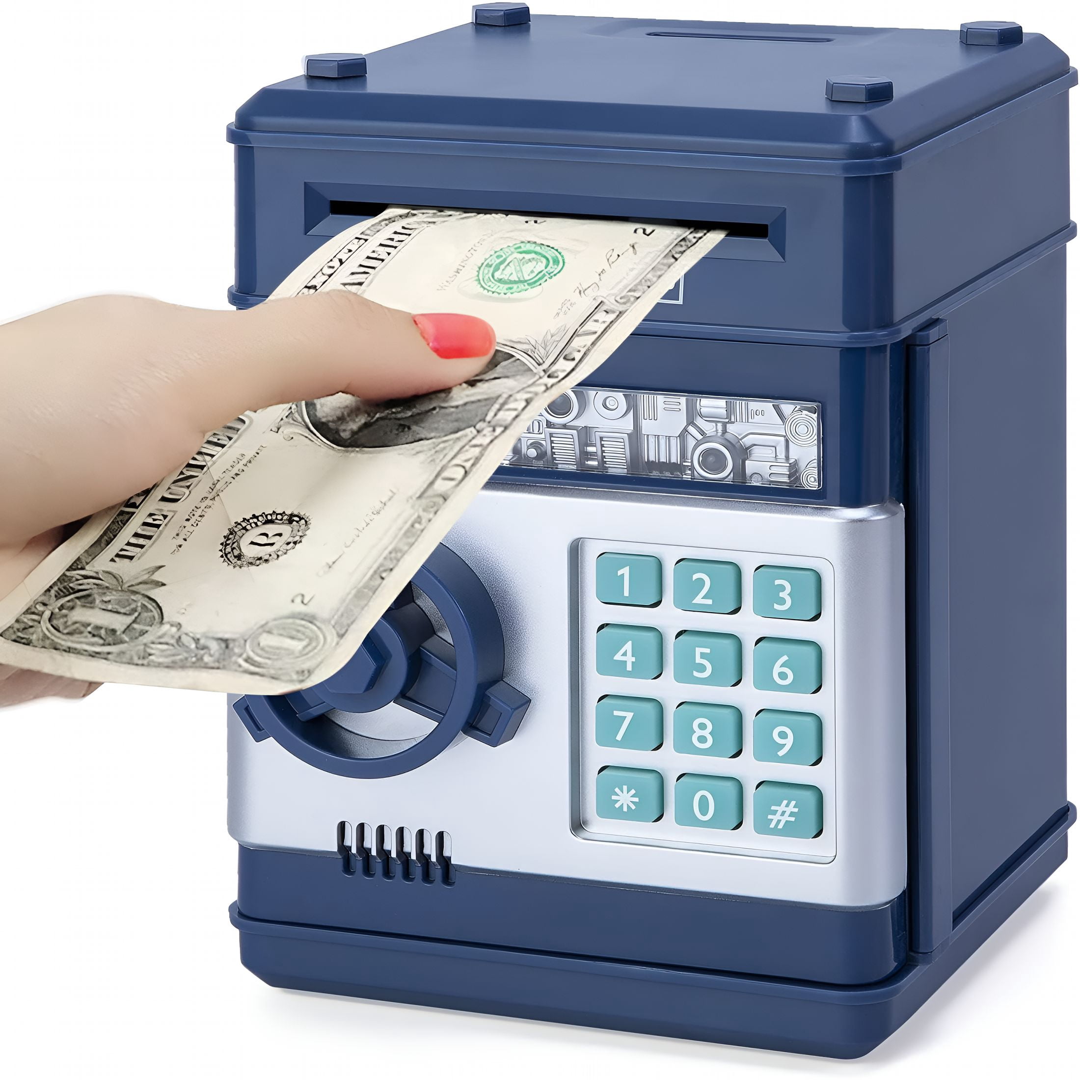 BESTSKY Piggy Bank Cash Coin Can Atm Bank Electronic Coin Money Bank ...