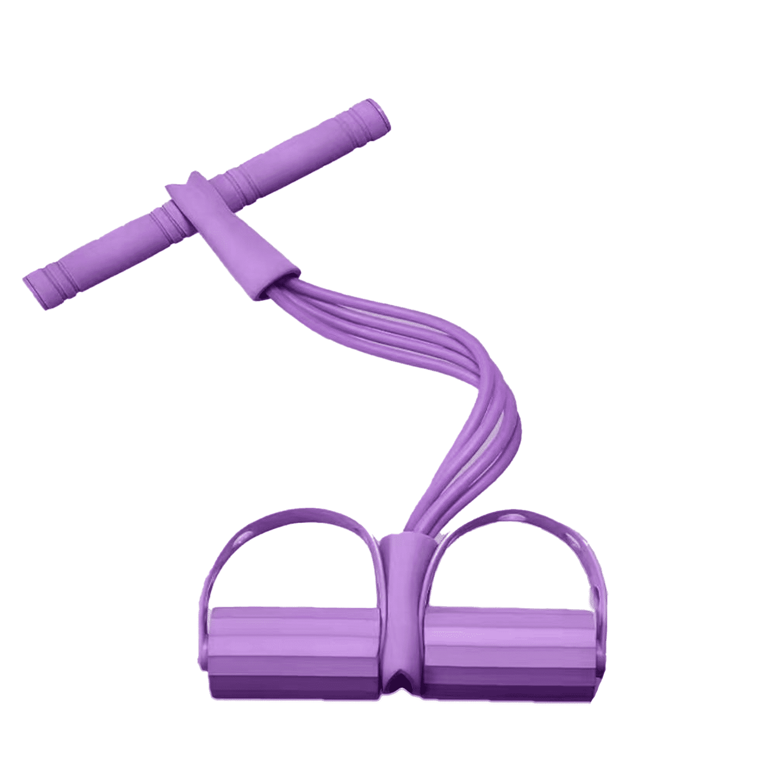 BESTSKY Pilates Equipment,4-Strand Thick Rubber Tubes Gym Equipment ...