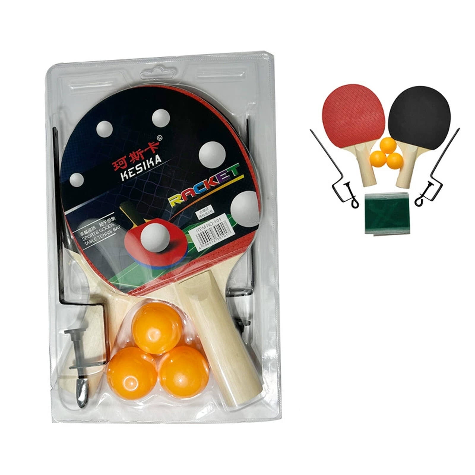 BESTSKY Ping Pong Set,Versatile Use Ping Pong Paddles,Fun Events Table ...