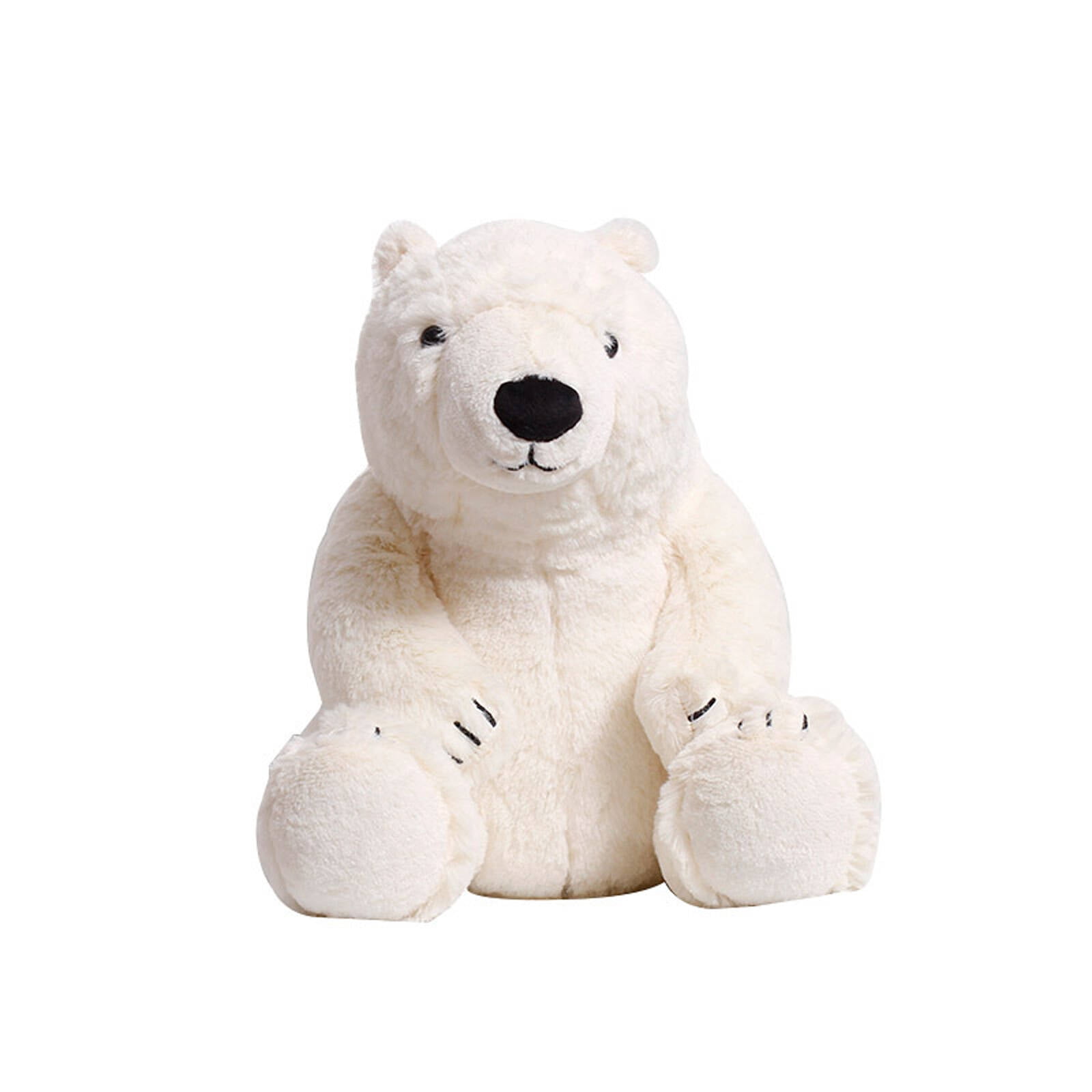 BESTSKY Polar Bear Stuffed Animal,35cm Realistic Polar Bear Polar Bear ...
