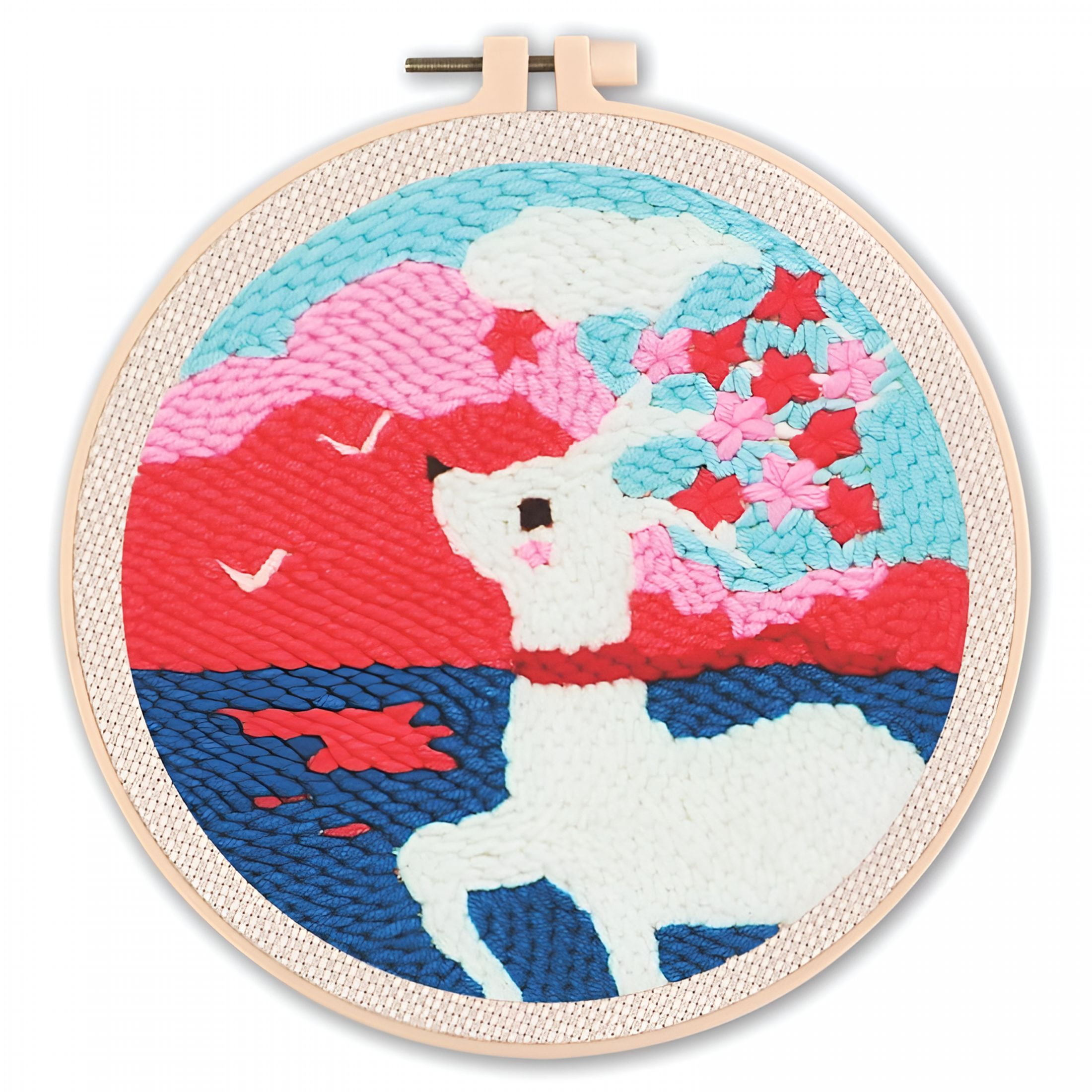 BESTSKY Punch Needle Kits for Adults Beginner,Handcraft DIY Craft Hoop ...