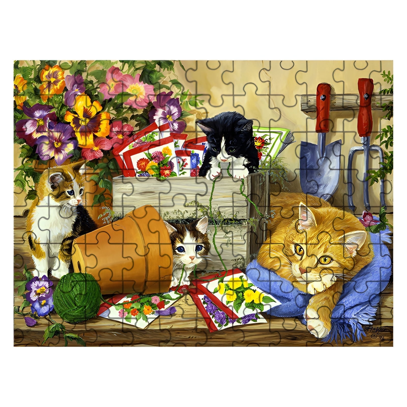 BESTSKY Puzzles 500 Pieces,Safe Puzzle Play Puzzle Table Personalized ...