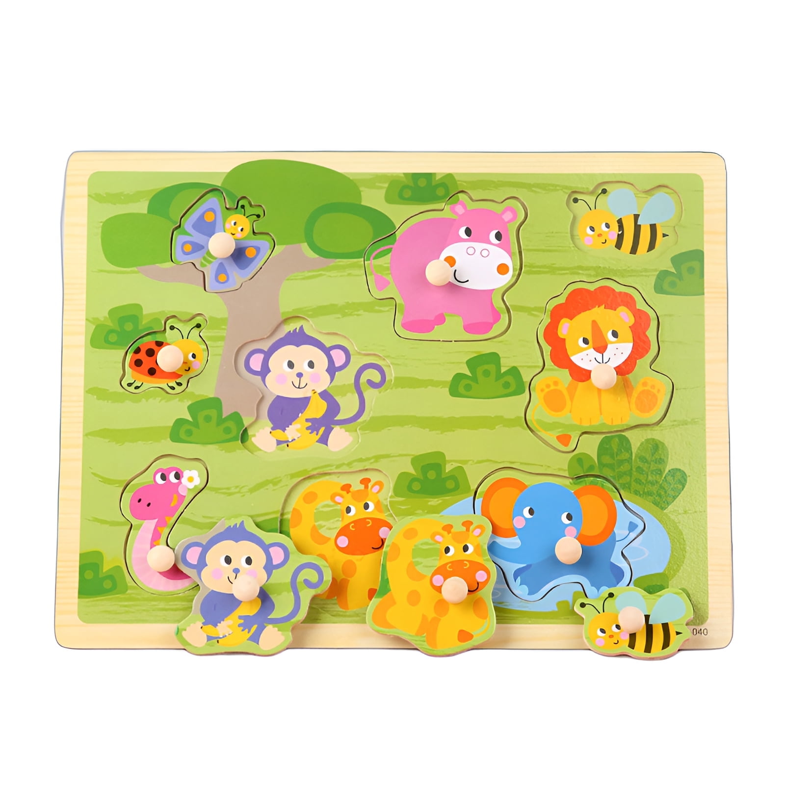 BESTSKY Puzzles for Toddlers 2-4,Fun Puzzle Set Wooden Puzzles ...