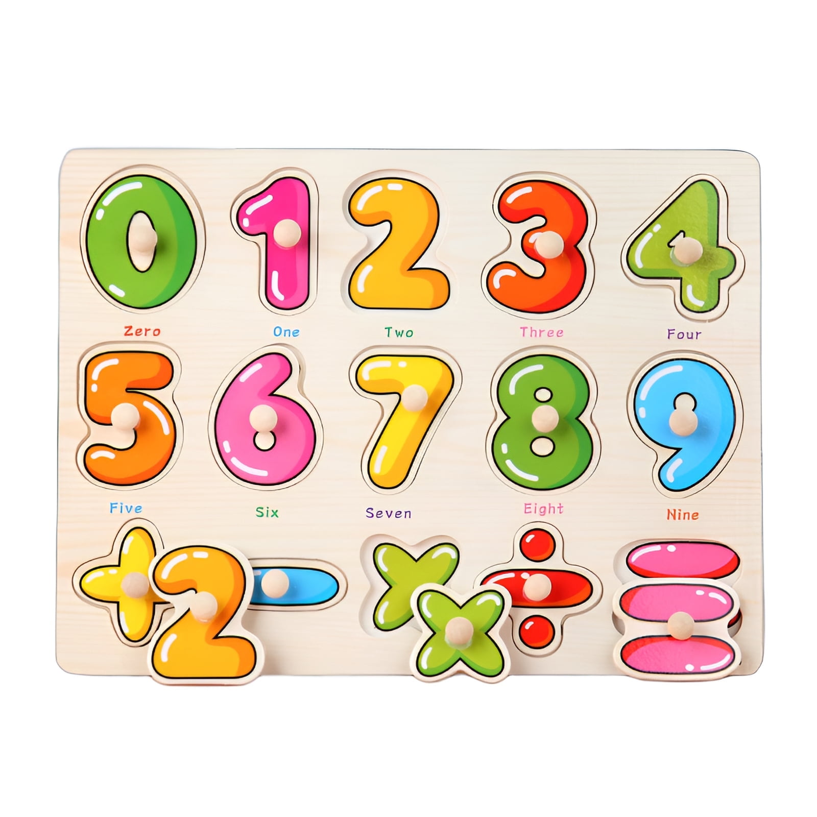 BESTSKY Puzzles for Toddlers 2-4,Hand-Eye Coordination Wooden Puzzles ...
