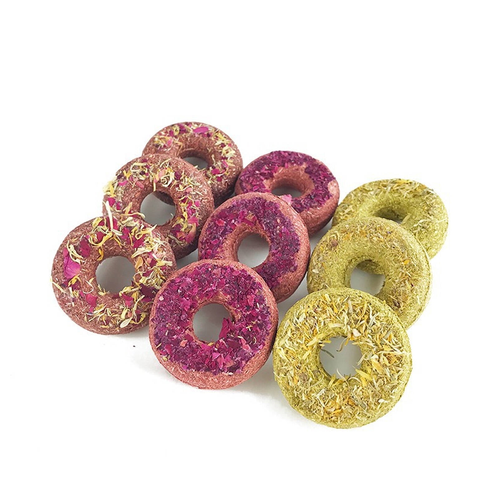 BESTSKY Rabbit Chew Toys,Floral-Scented Rose Rabbit Toys,High-Fiber ...