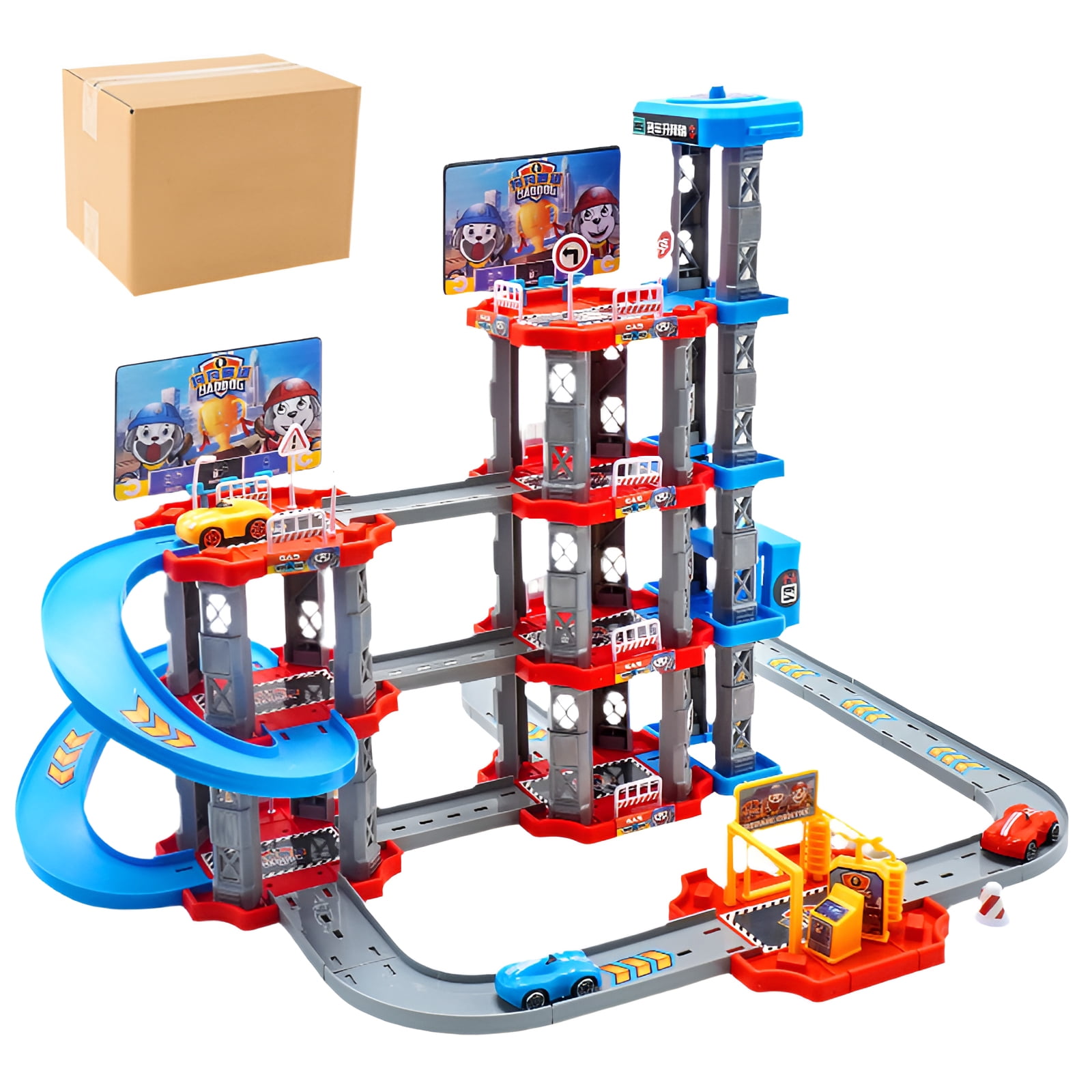 BESTSKY Race Tracks for Kids Ages 4-8,Fun Way Kids Car Track Set ...