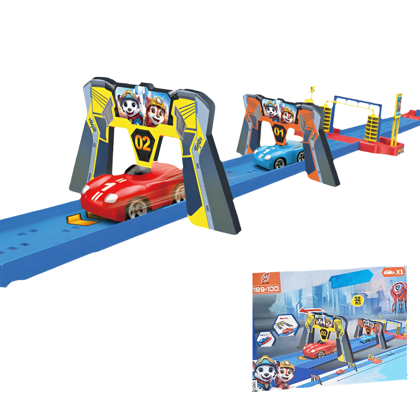 BESTSKY Race Tracks for Kids Ages 4-8,Interactive Learning Kids Car ...